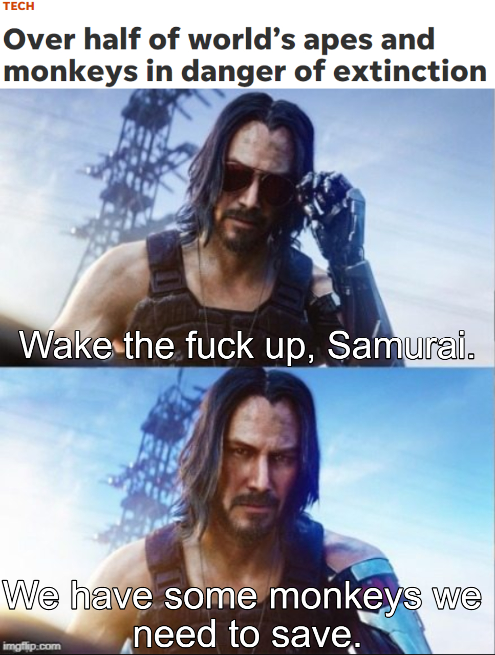 human... must... protec... monke | Scrolller