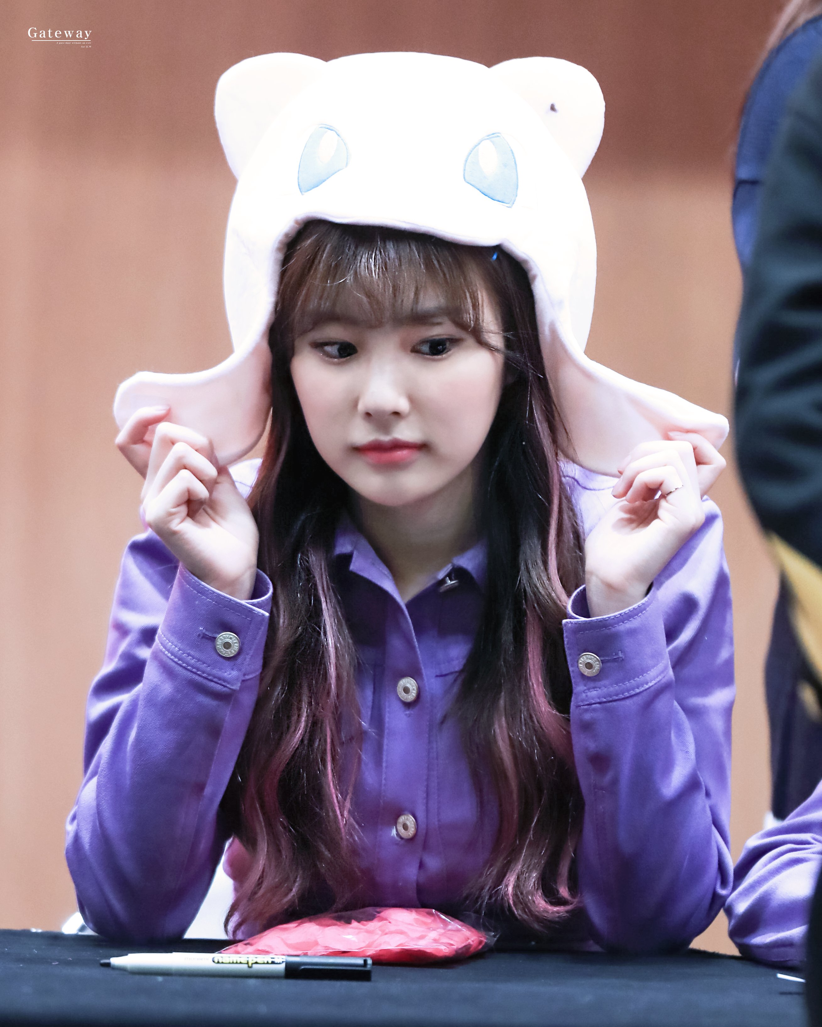 Hyewon with Mew Hat | Scrolller