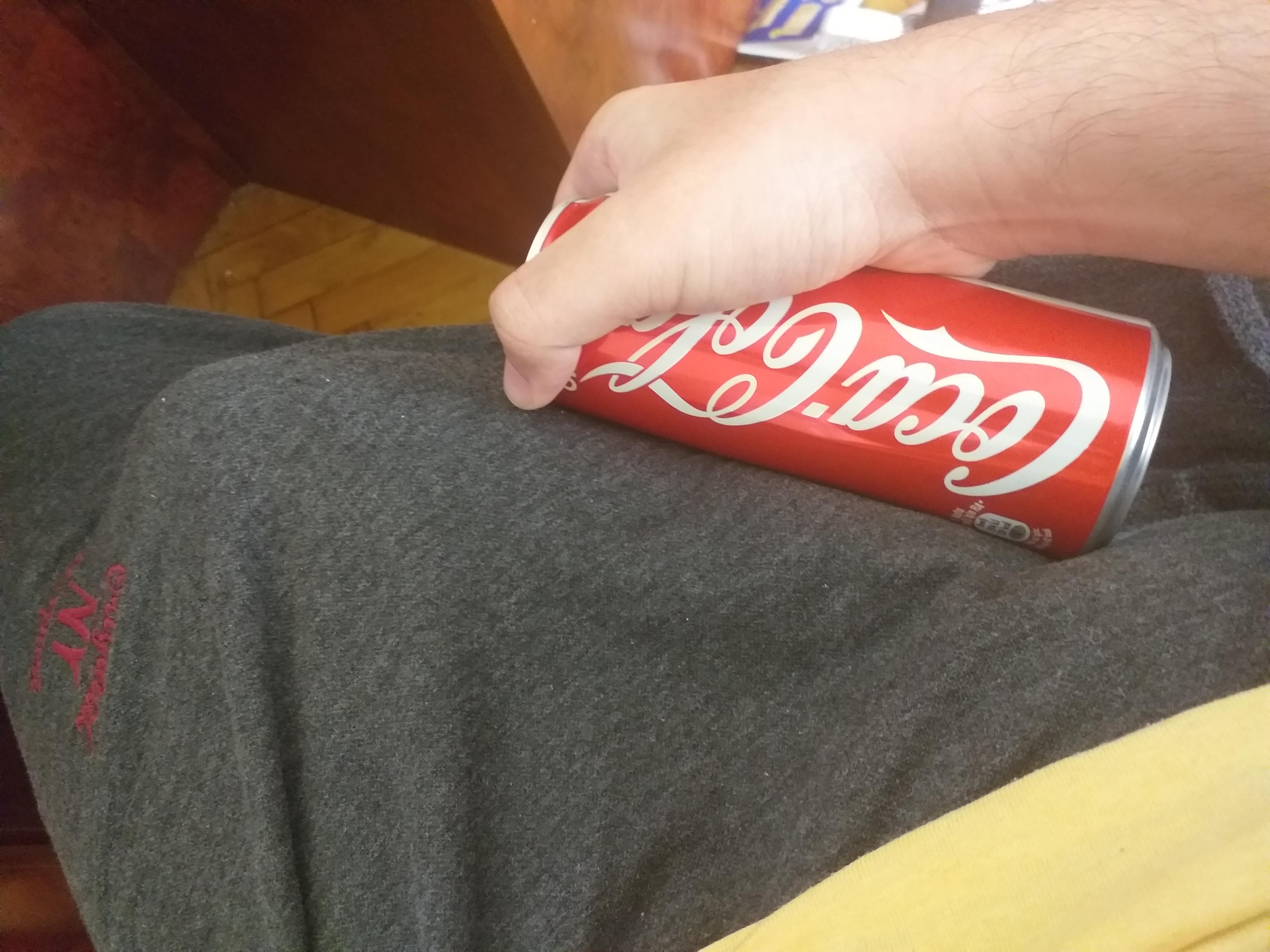 I always knew my dick was bigger than a coca cola can lol now I can prove it to my friends as ...