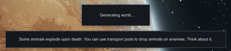 I am bloody loving these new loading screen tooltips [1.1 Unstable] | Scrolller