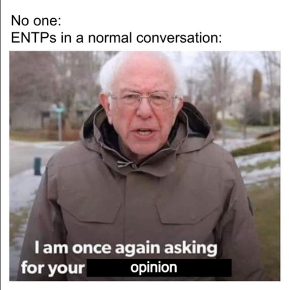 I am once again not debating, dear ENTP. | Scrolller