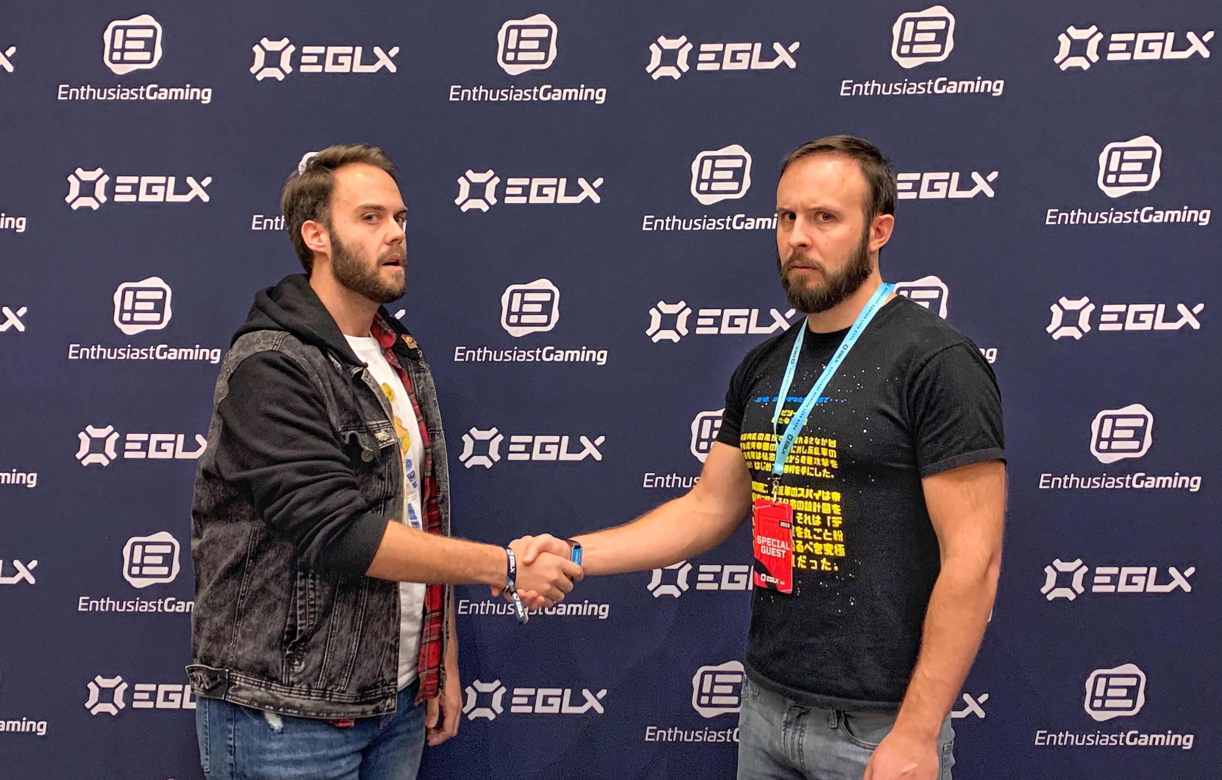 I asked Bruce for an awkward handshake. | Scrolller