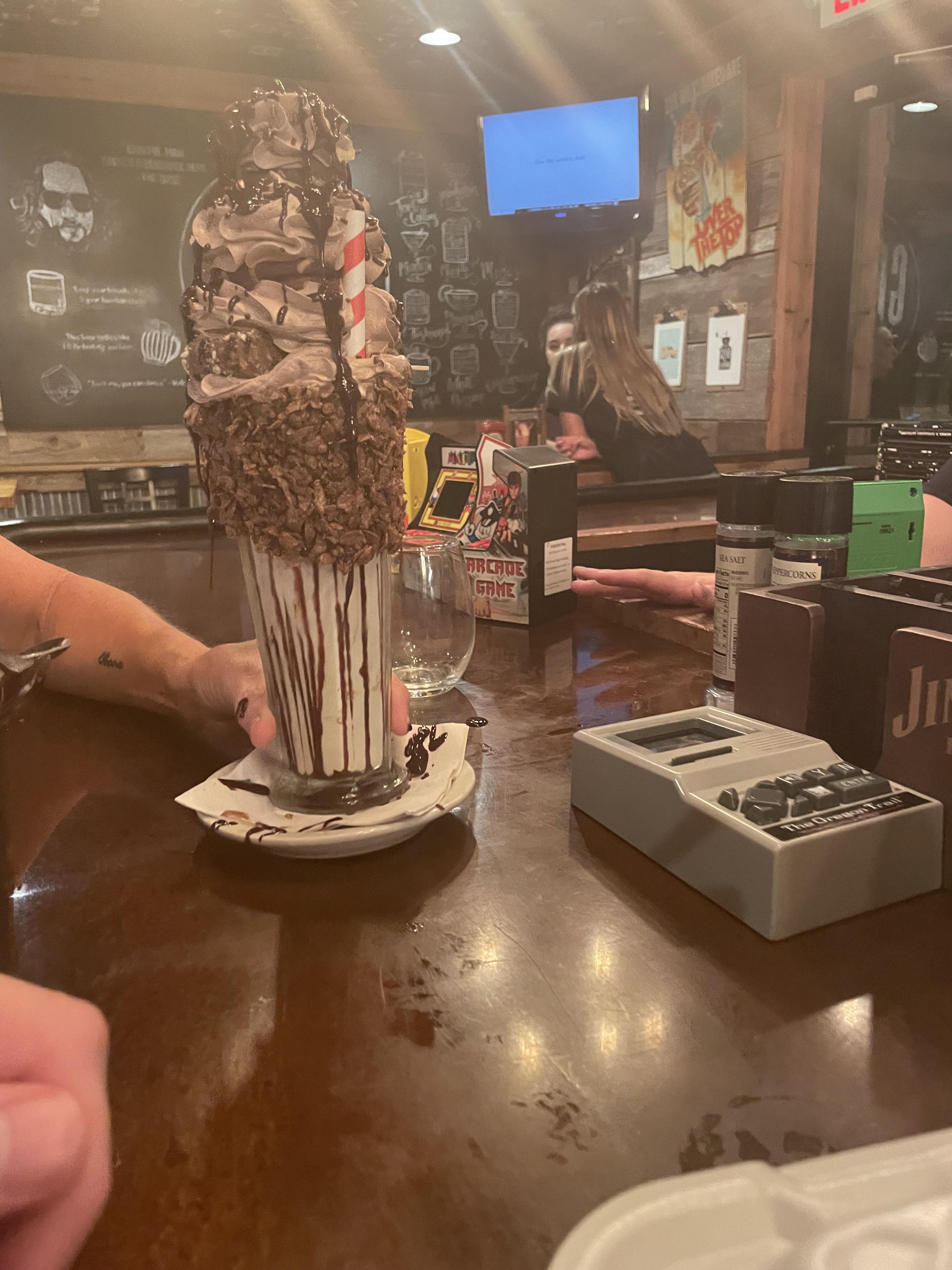 [I ate] a chocolate freak shake | Scrolller