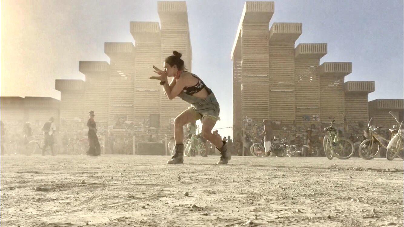 I brought the movements to Burning Man! (Group video coming soon) | Scrolller