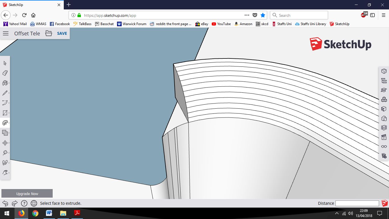 I can't get this profile to Follow Me around this corner. Any solutions ...