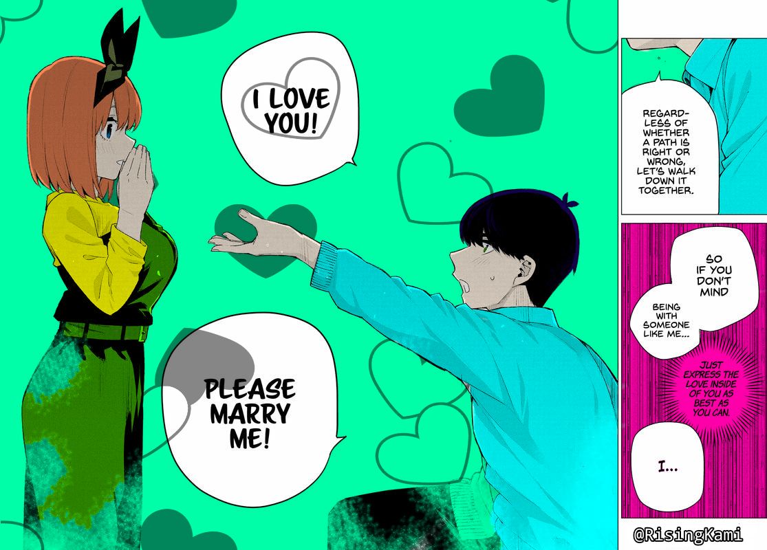 I coloured futaro's marriage proposal scene. | Scrolller