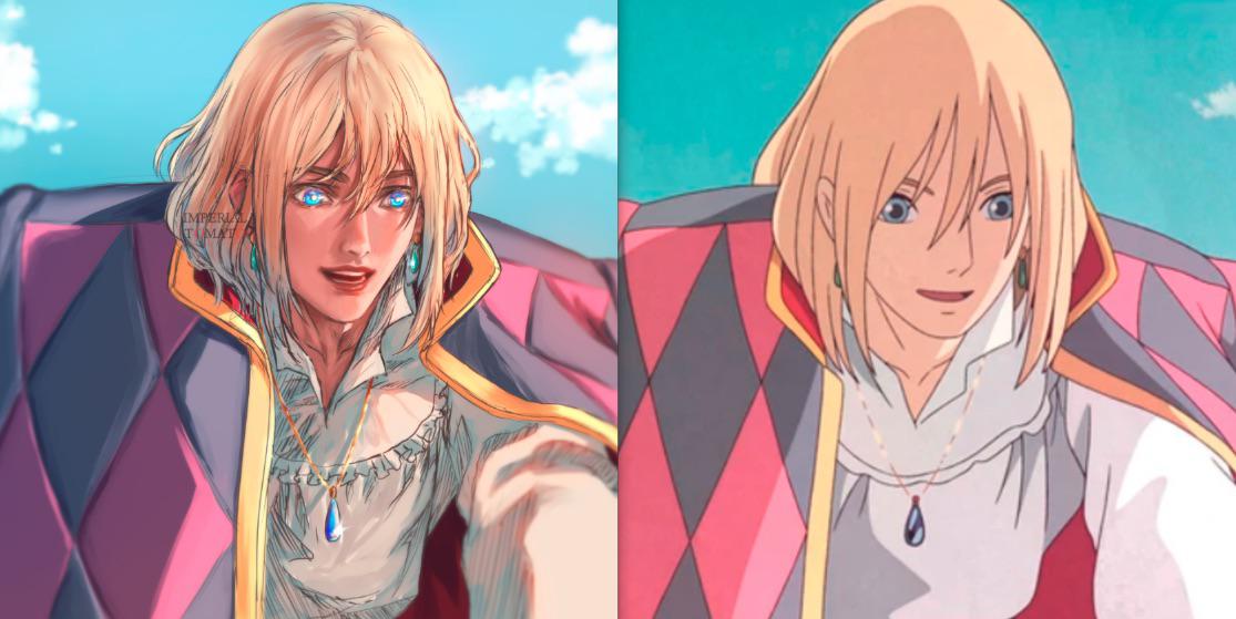 I did a fun Howl redraw! | Scrolller