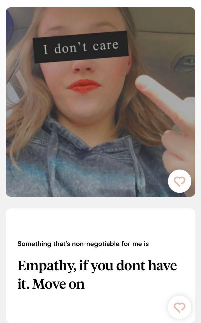 I don’t think she knows what “empathy” means. | Scrolller