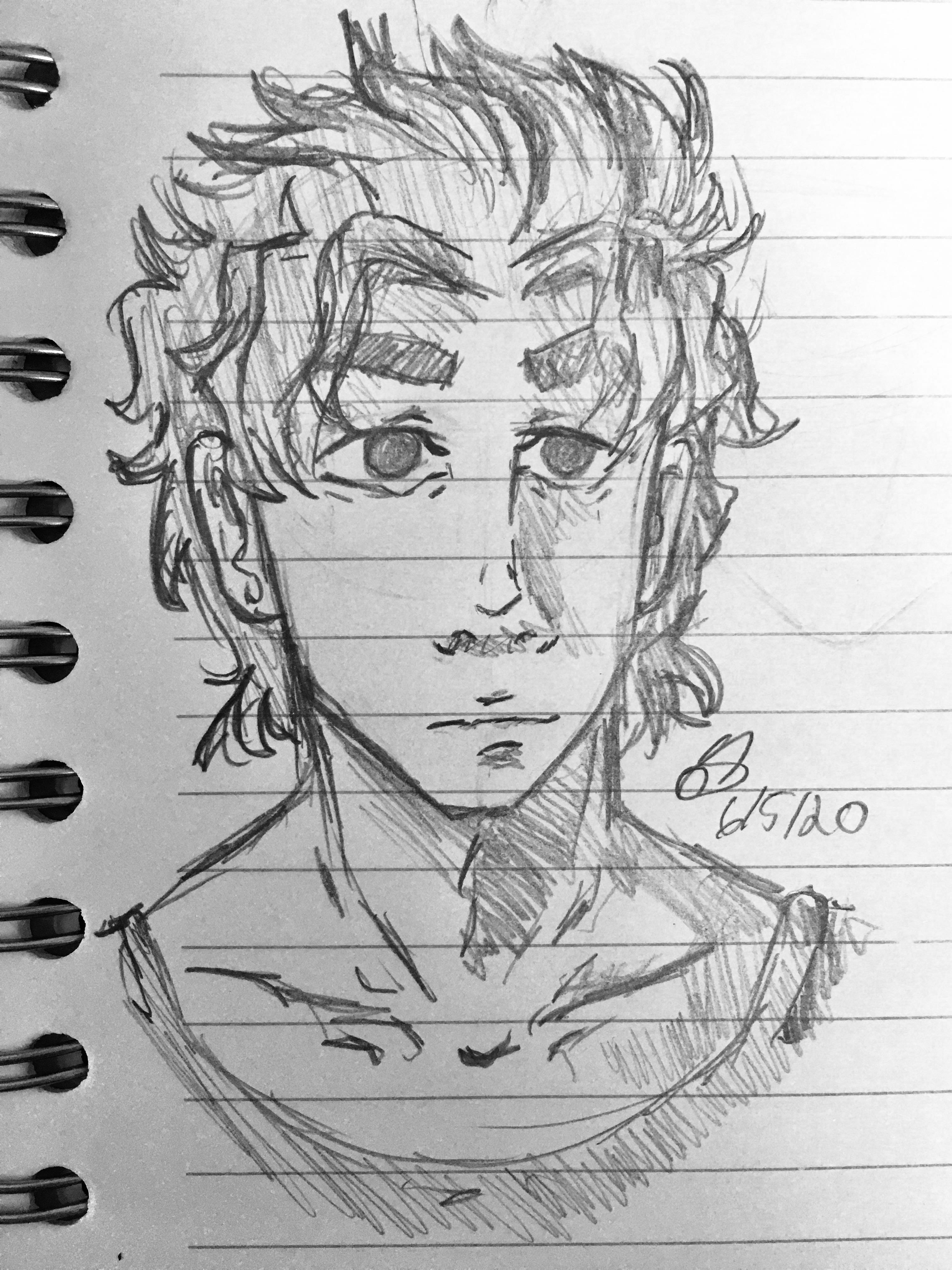 I doodled Jonathan Joestar (ӦvӦ｡) | Scrolller