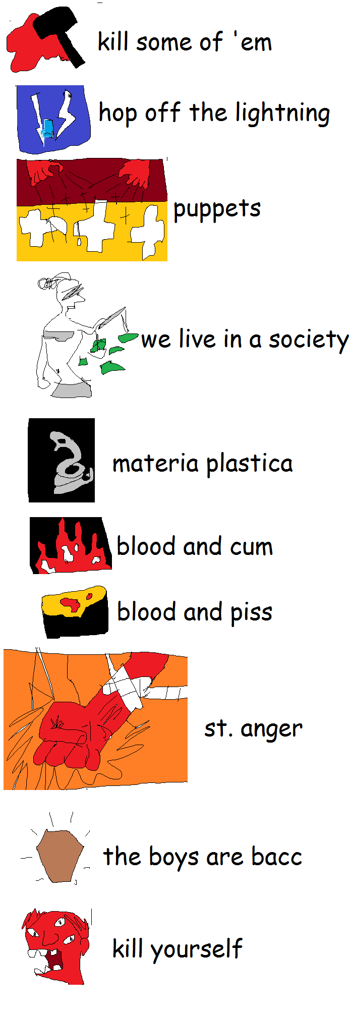 i drew all of the main studio releases from memory. | Scrolller