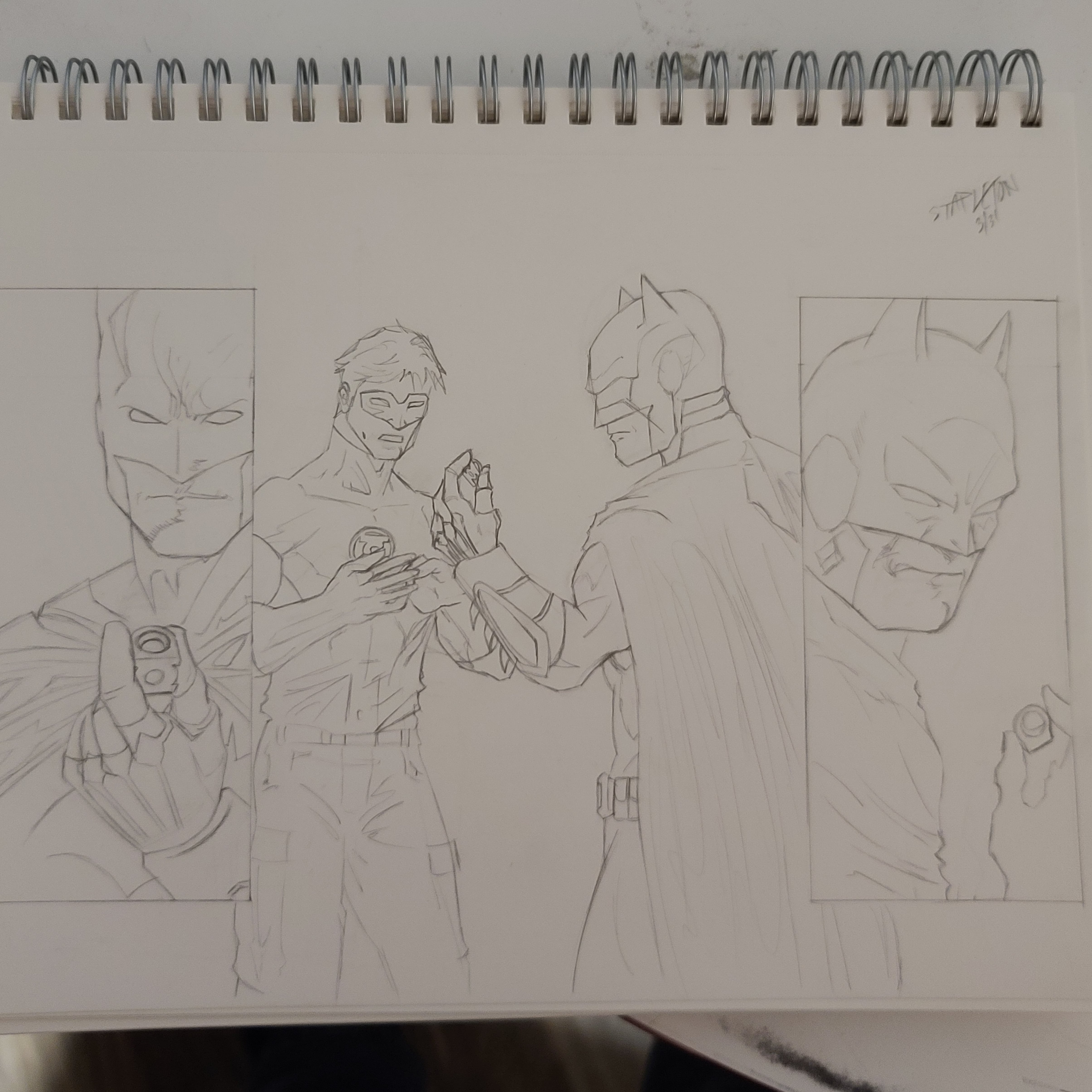 I drew Batman stealing his ring in Justice League | Scrolller