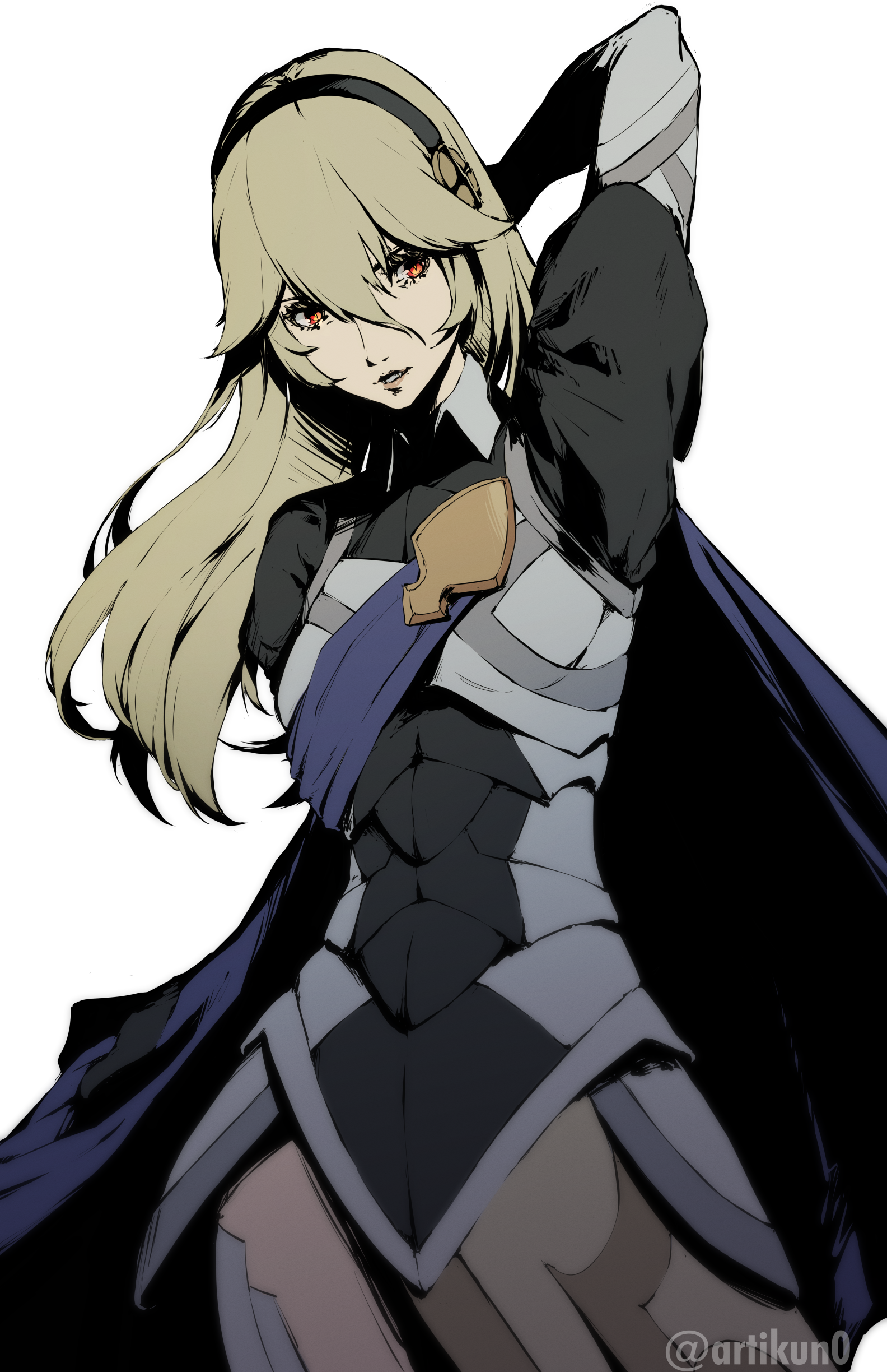 I drew Corrin this time in Persona artstyle! (Twitter source in comments) | Scrolller