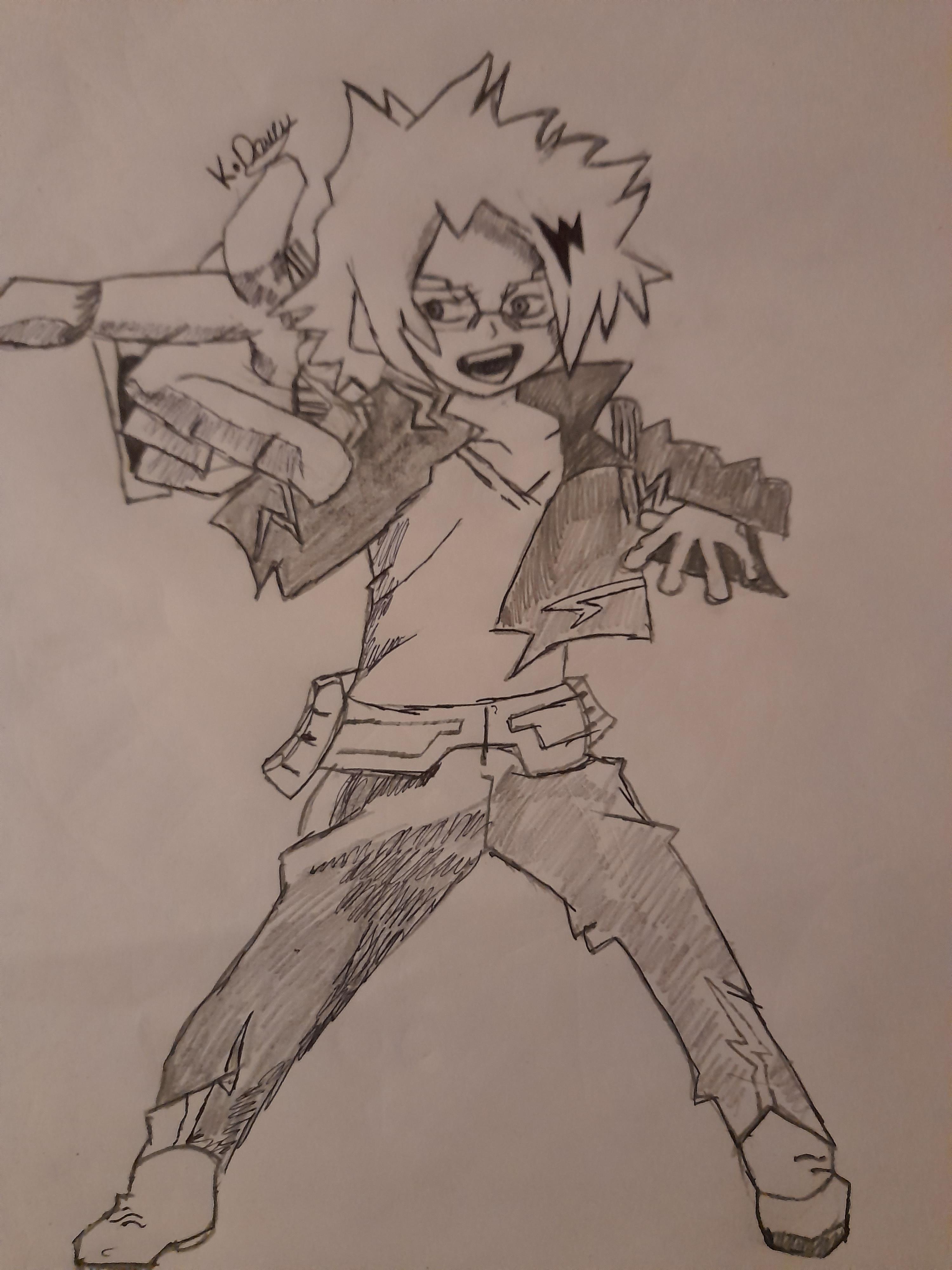 I Drew Denkithis Was My First Try In Drawing The Full Body Of A Character Hope You Like It