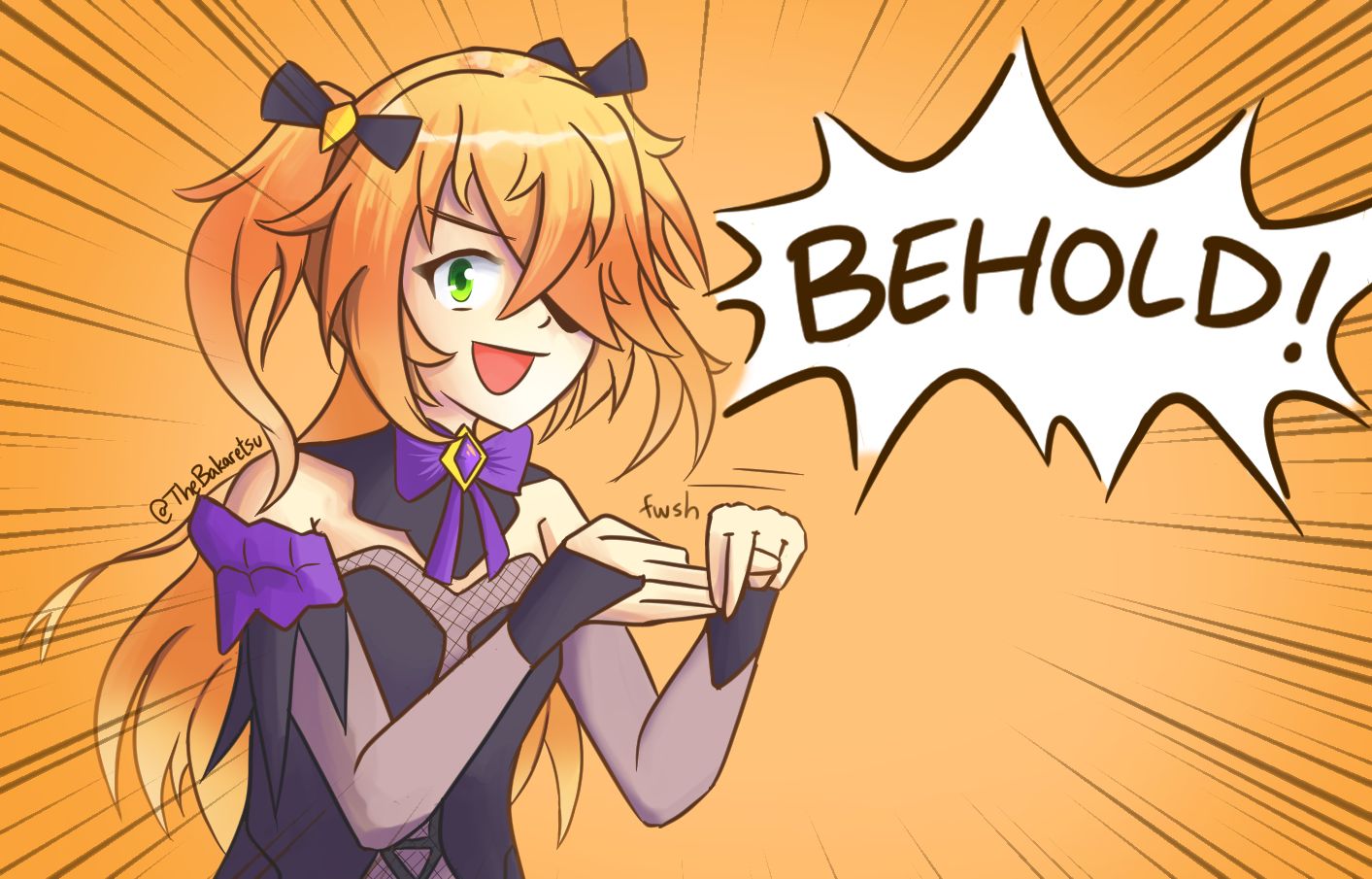 I drew Fischl showing off her most sacred black magic technique | Scrolller