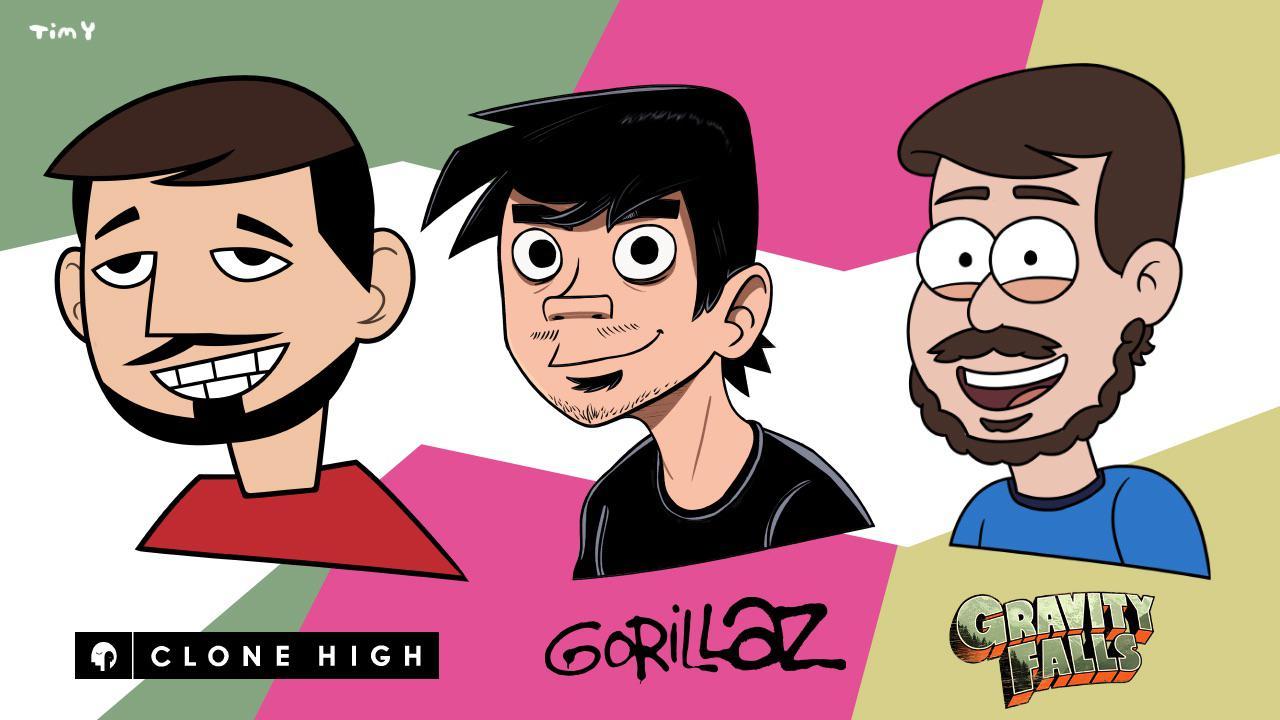 I drew myself in 3 different styles | Scrolller