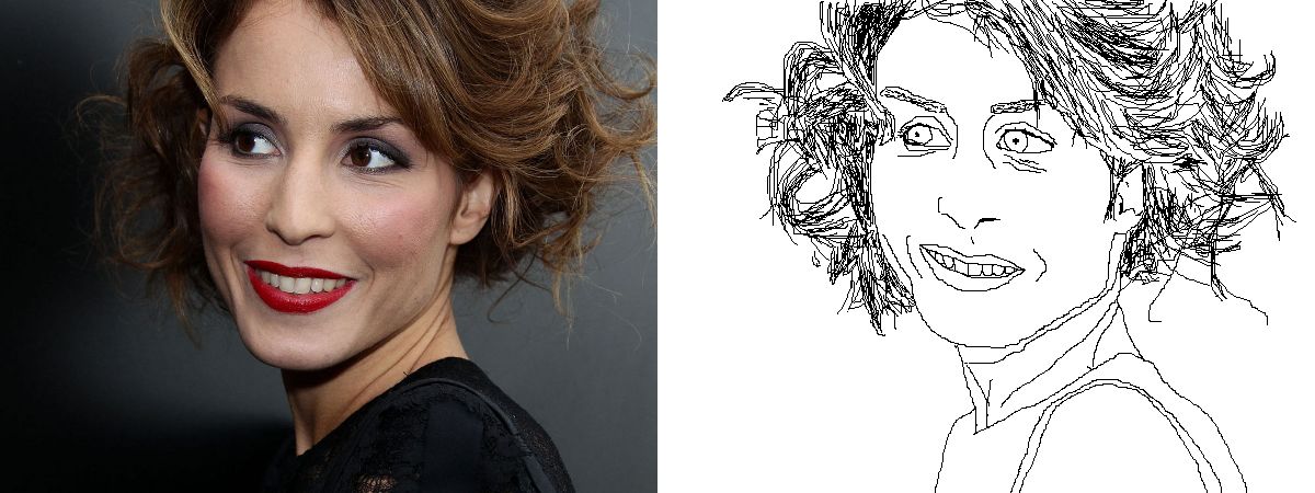 I drew Noomi Rapace in MS Paint. | Scrolller