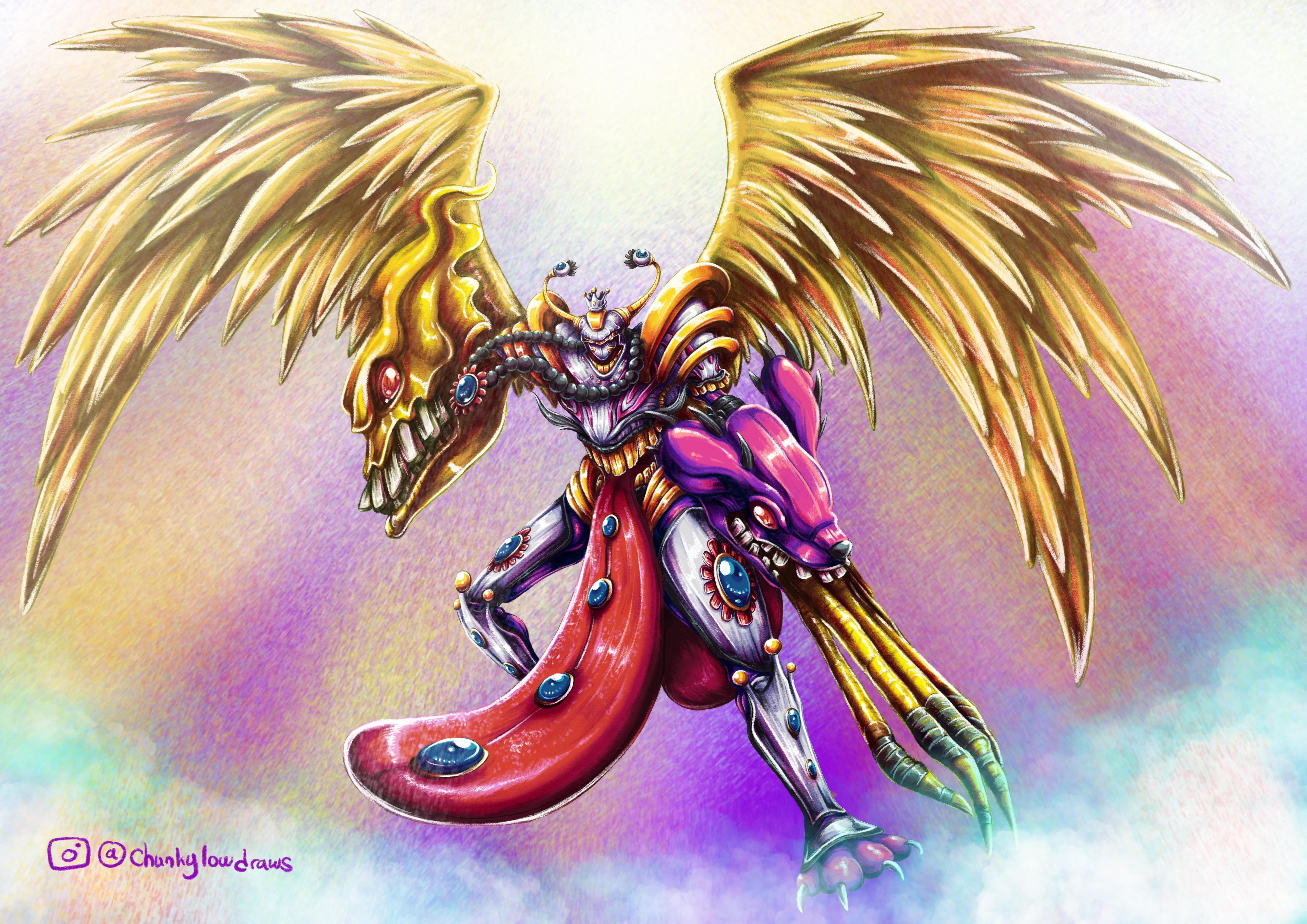 I drew Omeganumemon | Scrolller