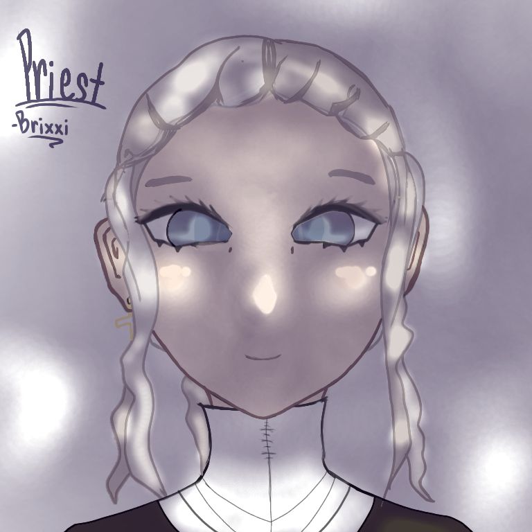 I drew priest because I was bored. 🦀 🍵 | Scrolller