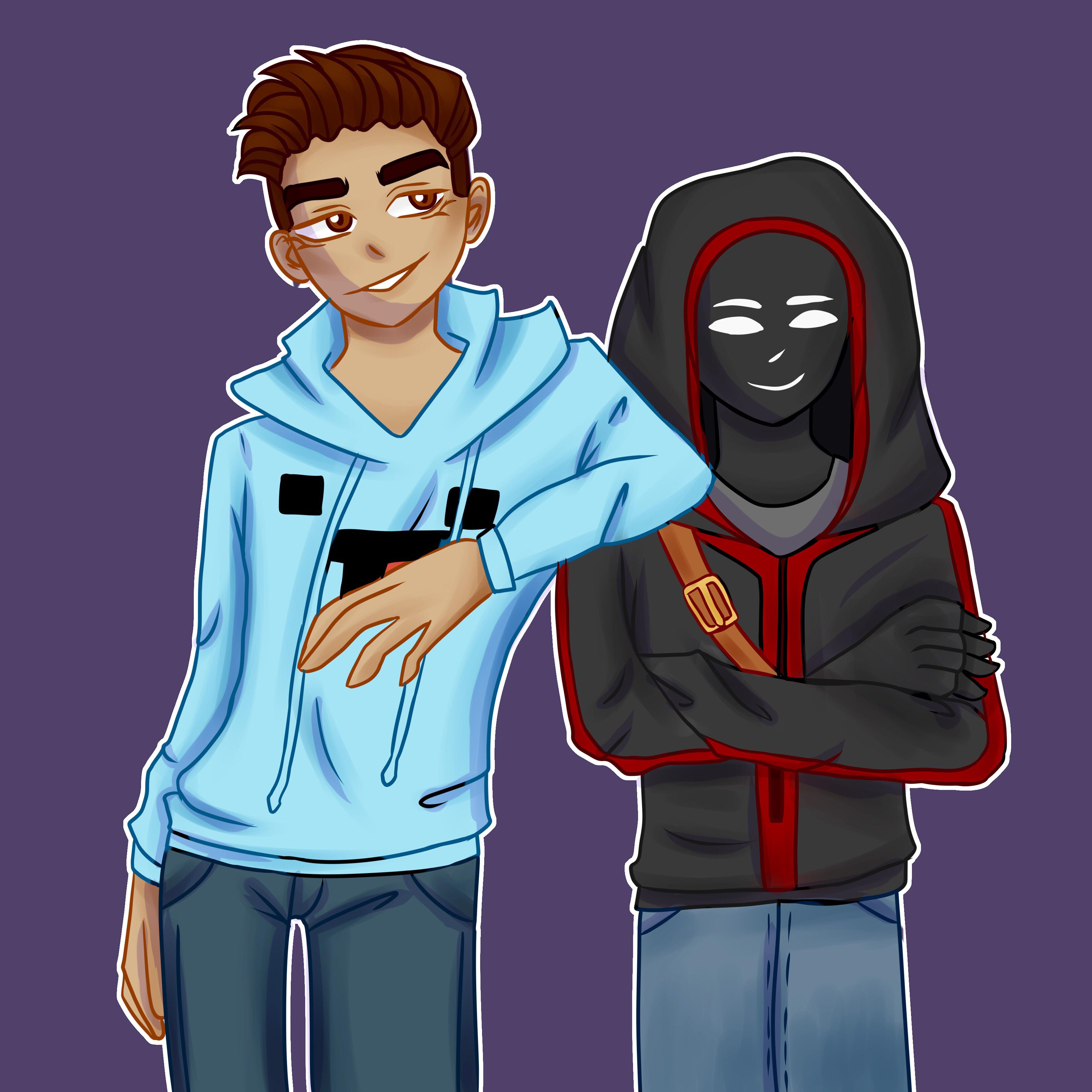 I drew Skeppy and BBH :)) | Scrolller