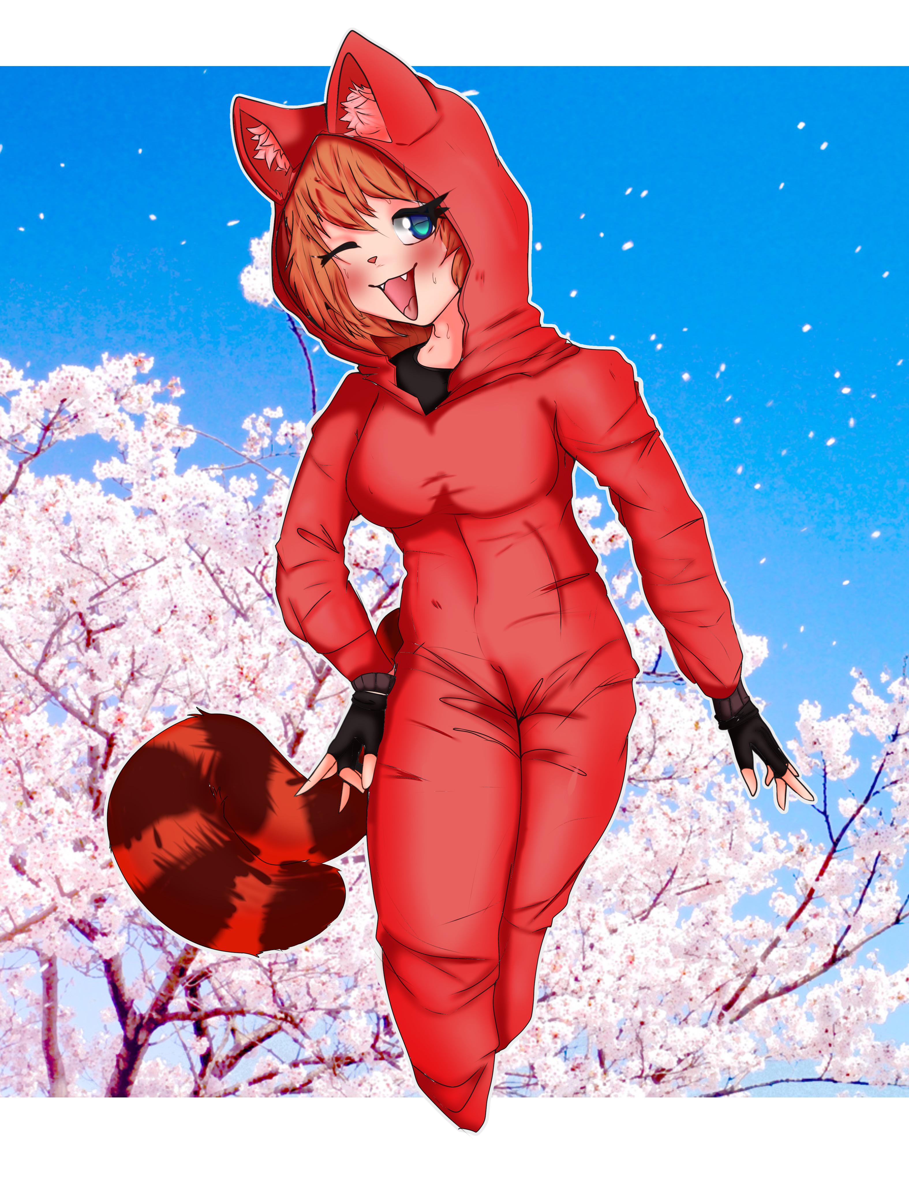 I drew the Red Panda skin from the game Arsenal | Scrolller