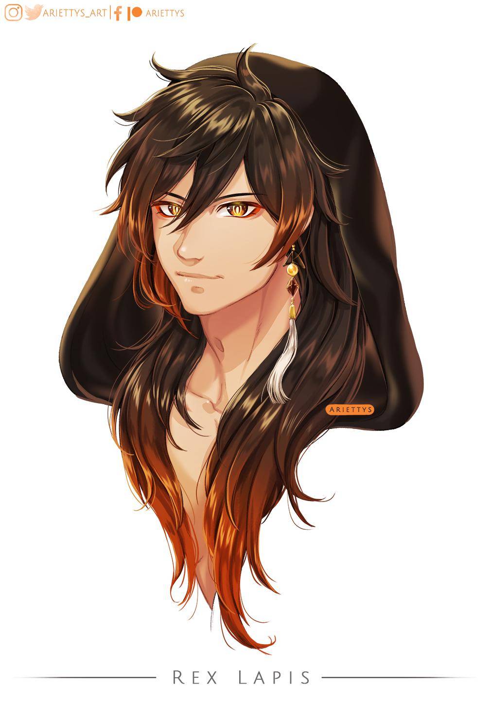 I drew Zhongli as Rex Lapis! | Scrolller