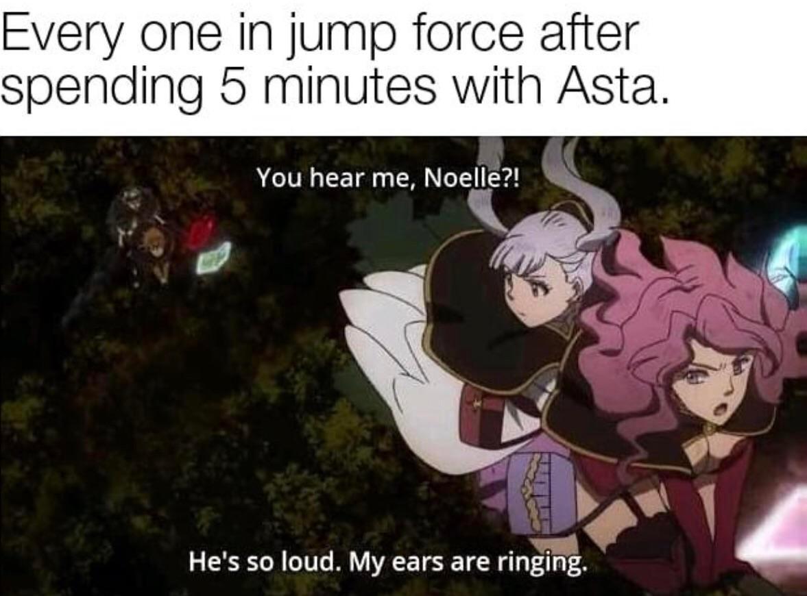 I fought Deku as Asta and my ears felt like they wanted to kill themselves | Scrolller