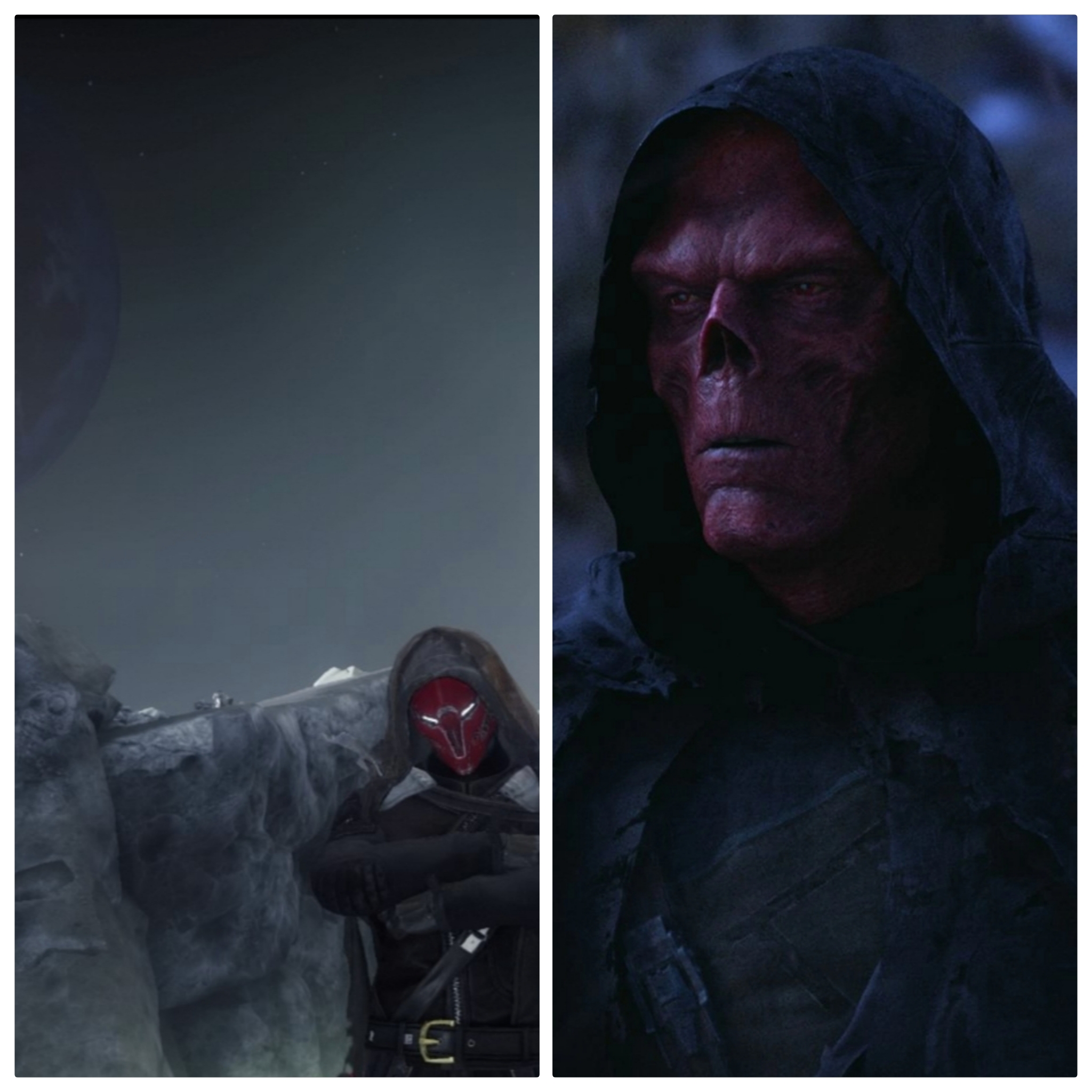 I Guide Others To A Treasure I Cannot Possess Hooded Red Skull Scrolller