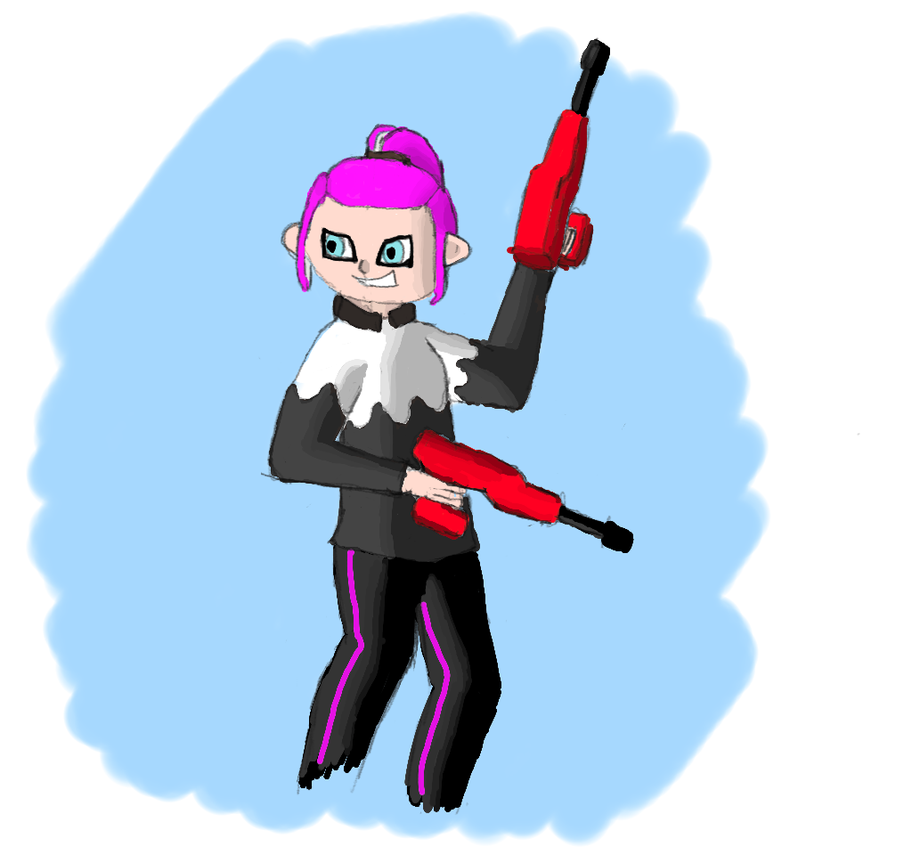 I had a go at drawing my octoling | Scrolller