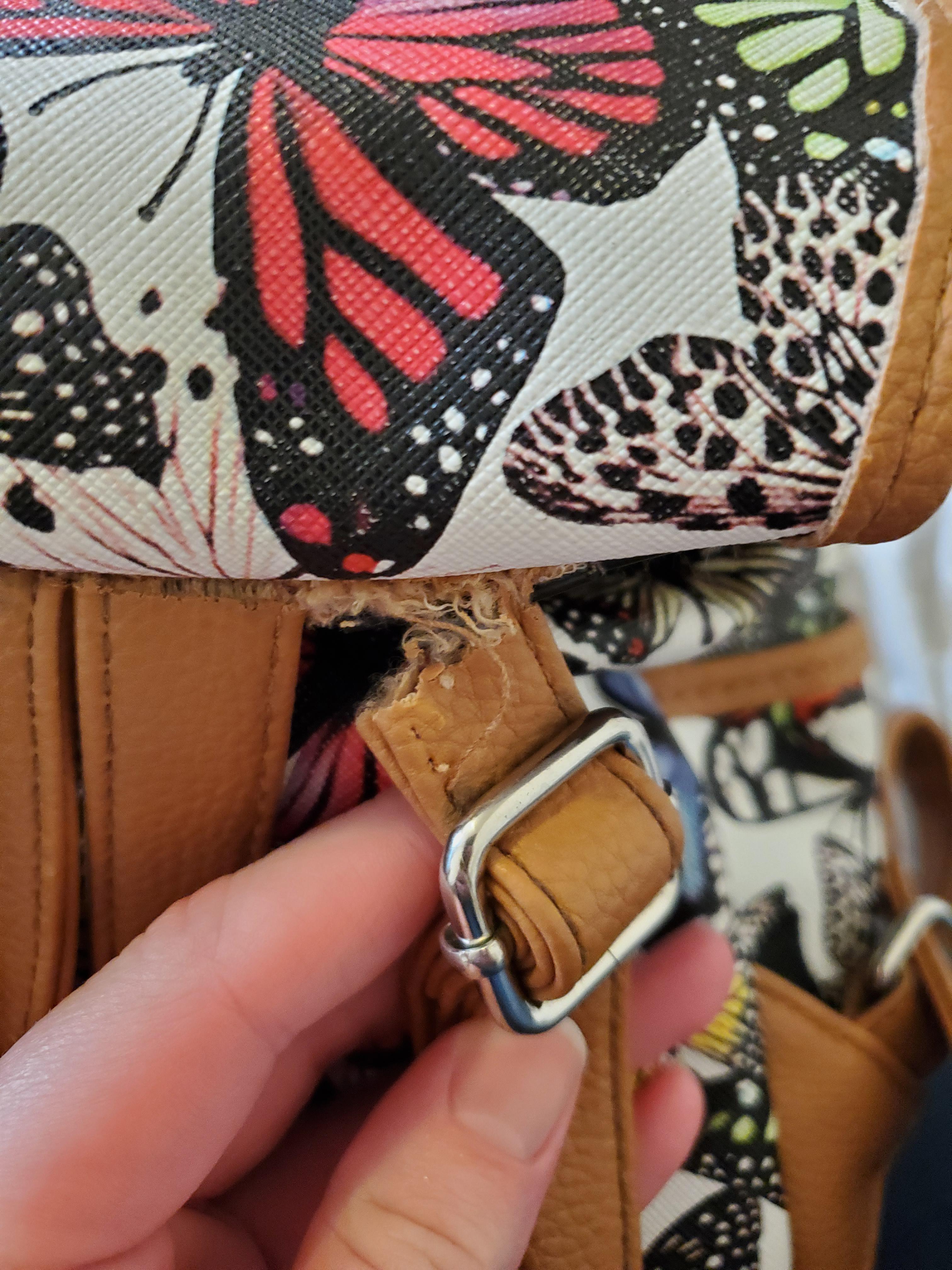I have a leather strap on my bag that's on the verge of breaking off. Can this be repaired ...