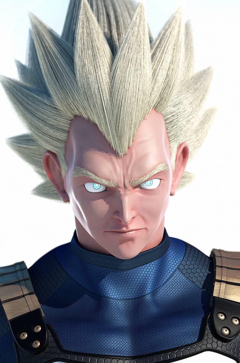 I have been working on this 3d model of Vegeta for what feels like an eternity ^_^ | Scrolller