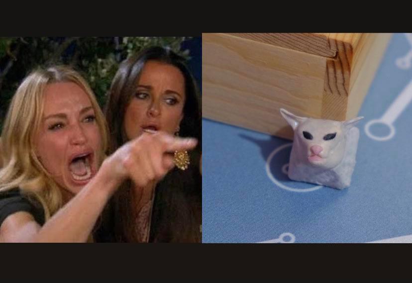 I just made a meme cat artisan keycap | Scrolller