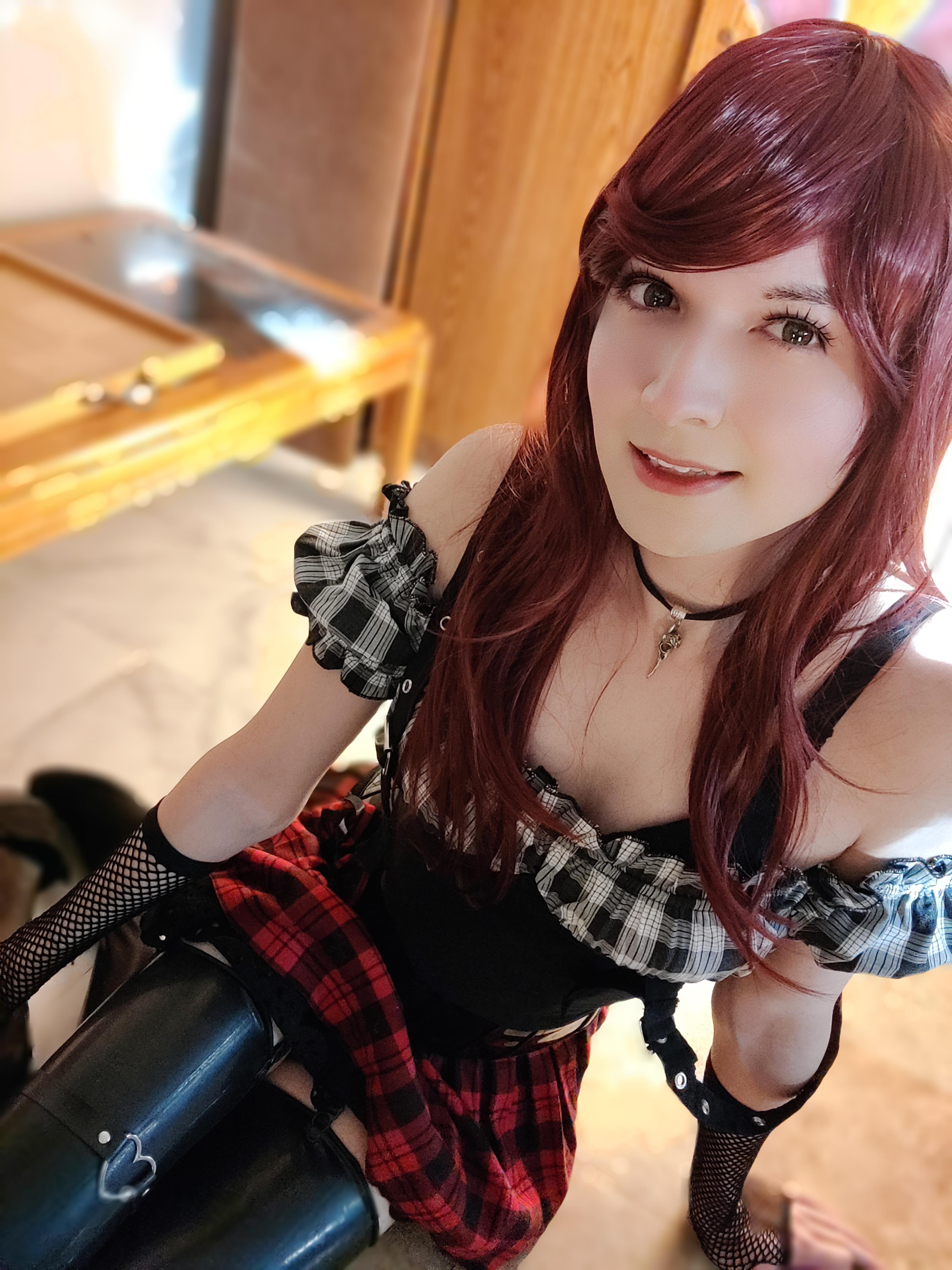I learned I was able to implement latex leggings in a cute style ... I learned I was able to implement latex leggings in a cute style ...