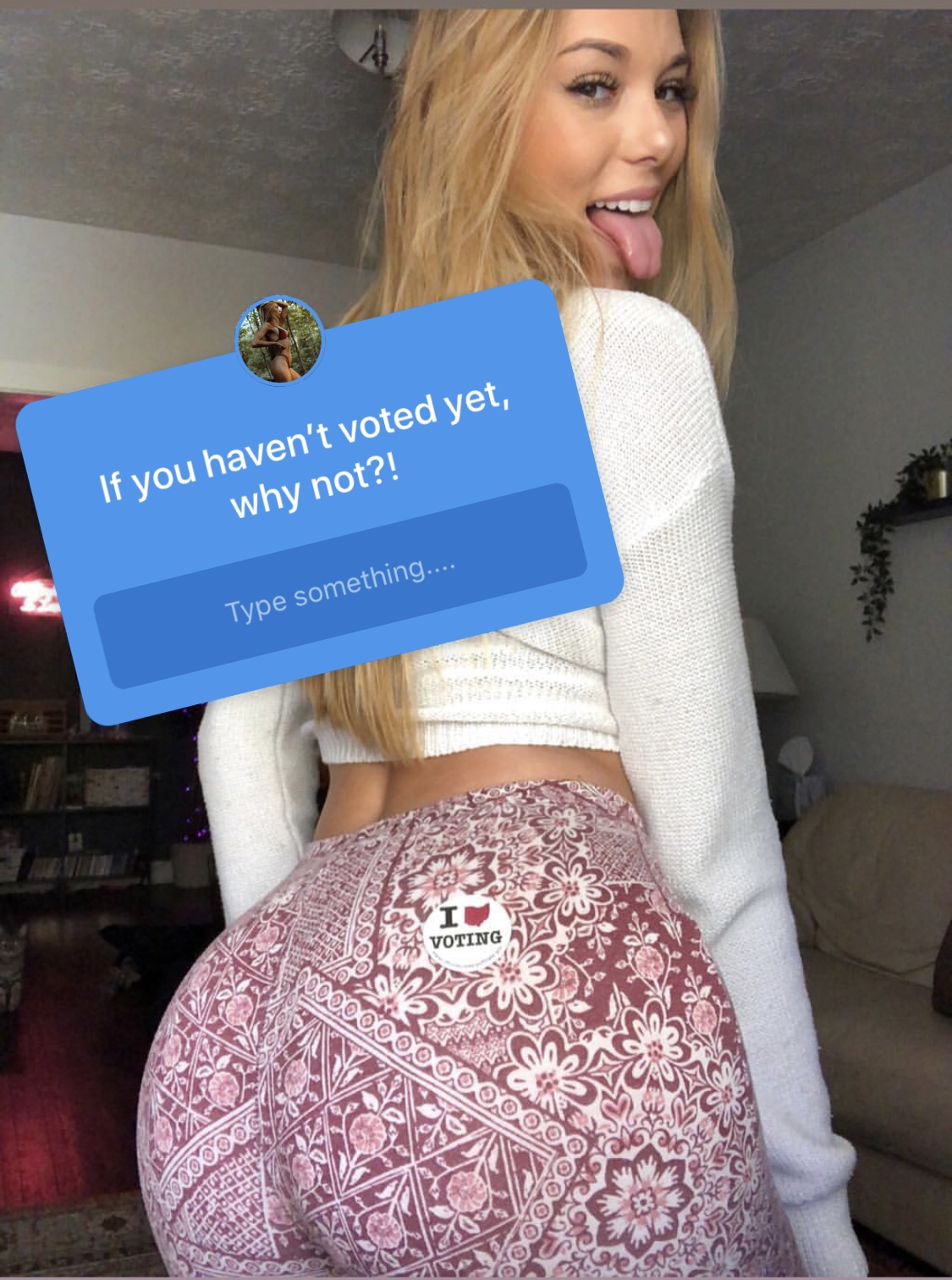 I’ll vote for that 🍑 | Scrolller