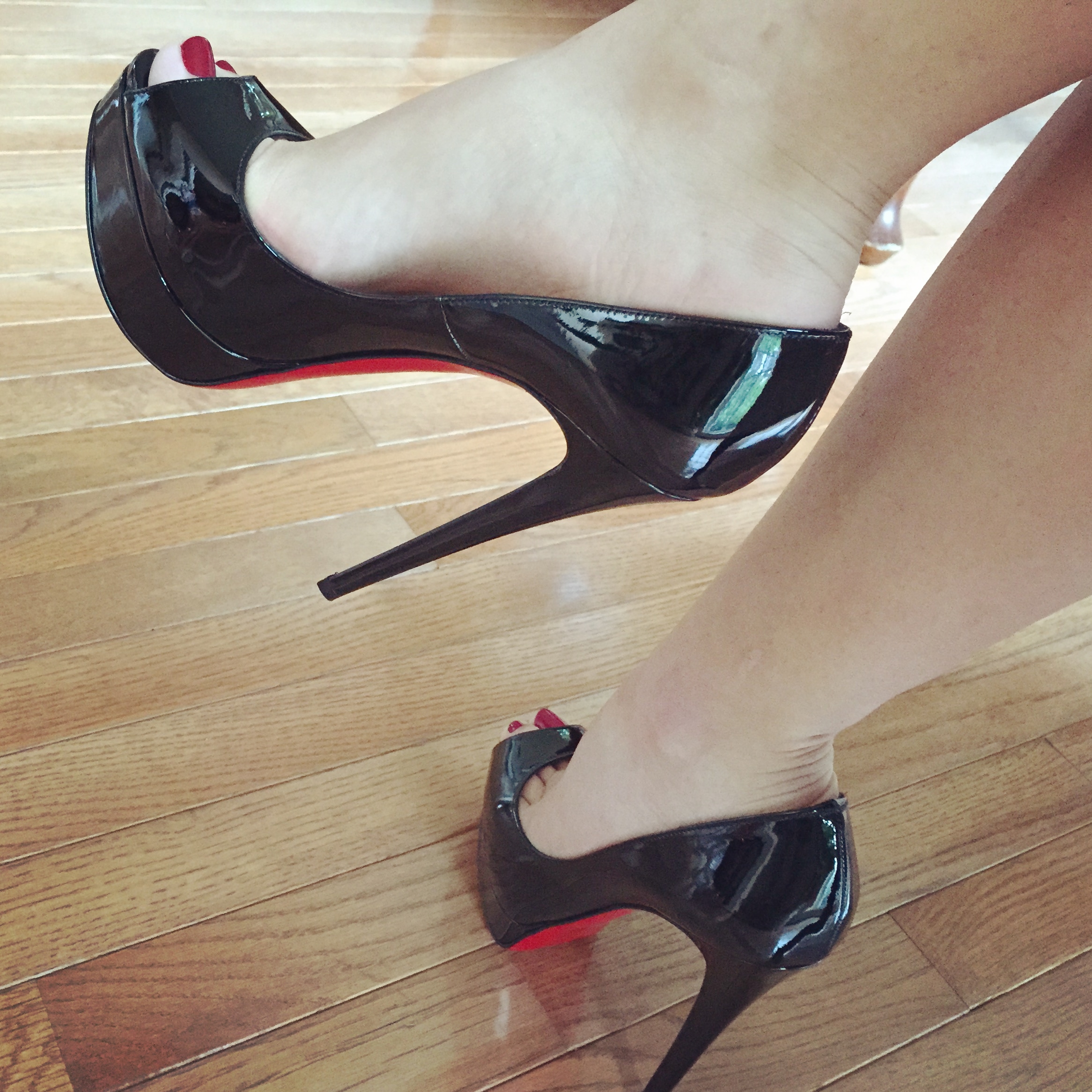 I love my Louboutin Peep Toes! | Scrolller