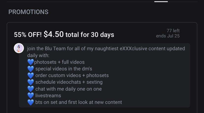 I’m trying to reach my onlyfans subscriber goal by my birthday in September so pls sub and get ...