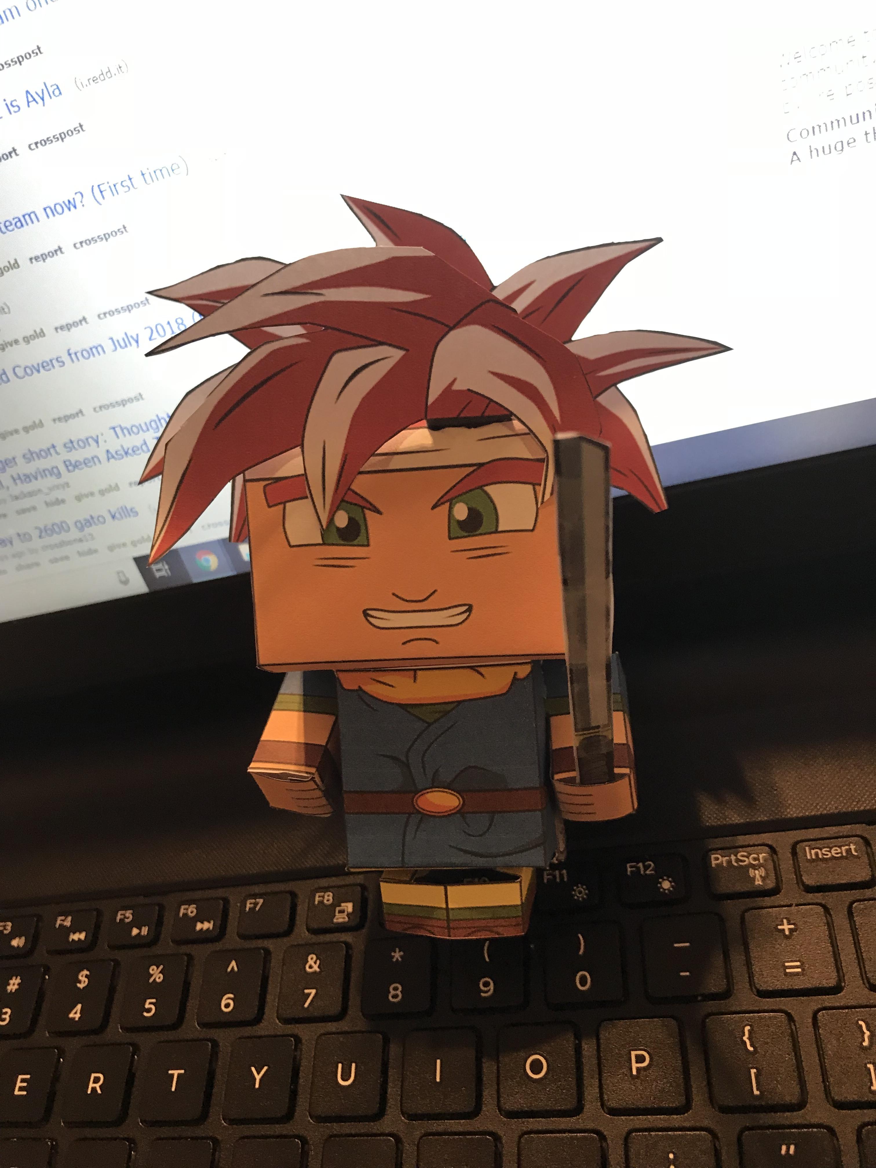 I made a Chrono papercraft | Scrolller