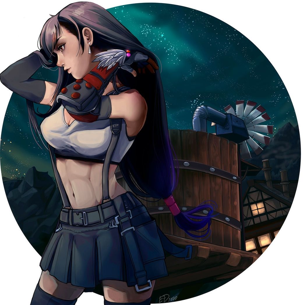 I made a fanart of Tifa Lockhart . | Scrolller
