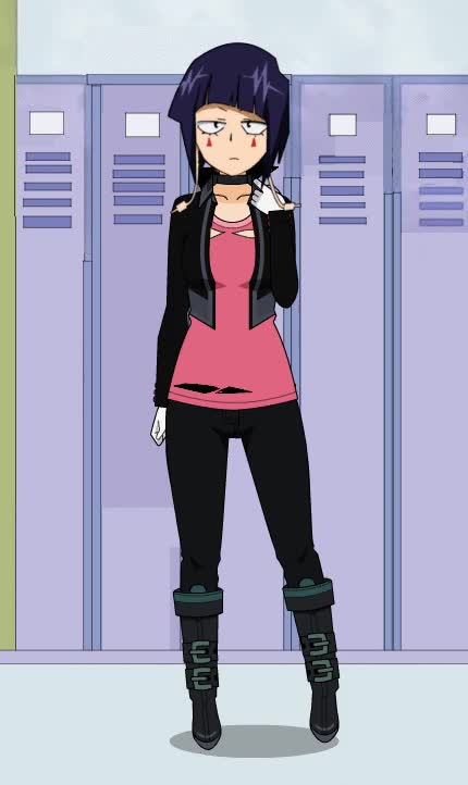 I made a gif of Jiro stripping (My Hero Academia) | Scrolller