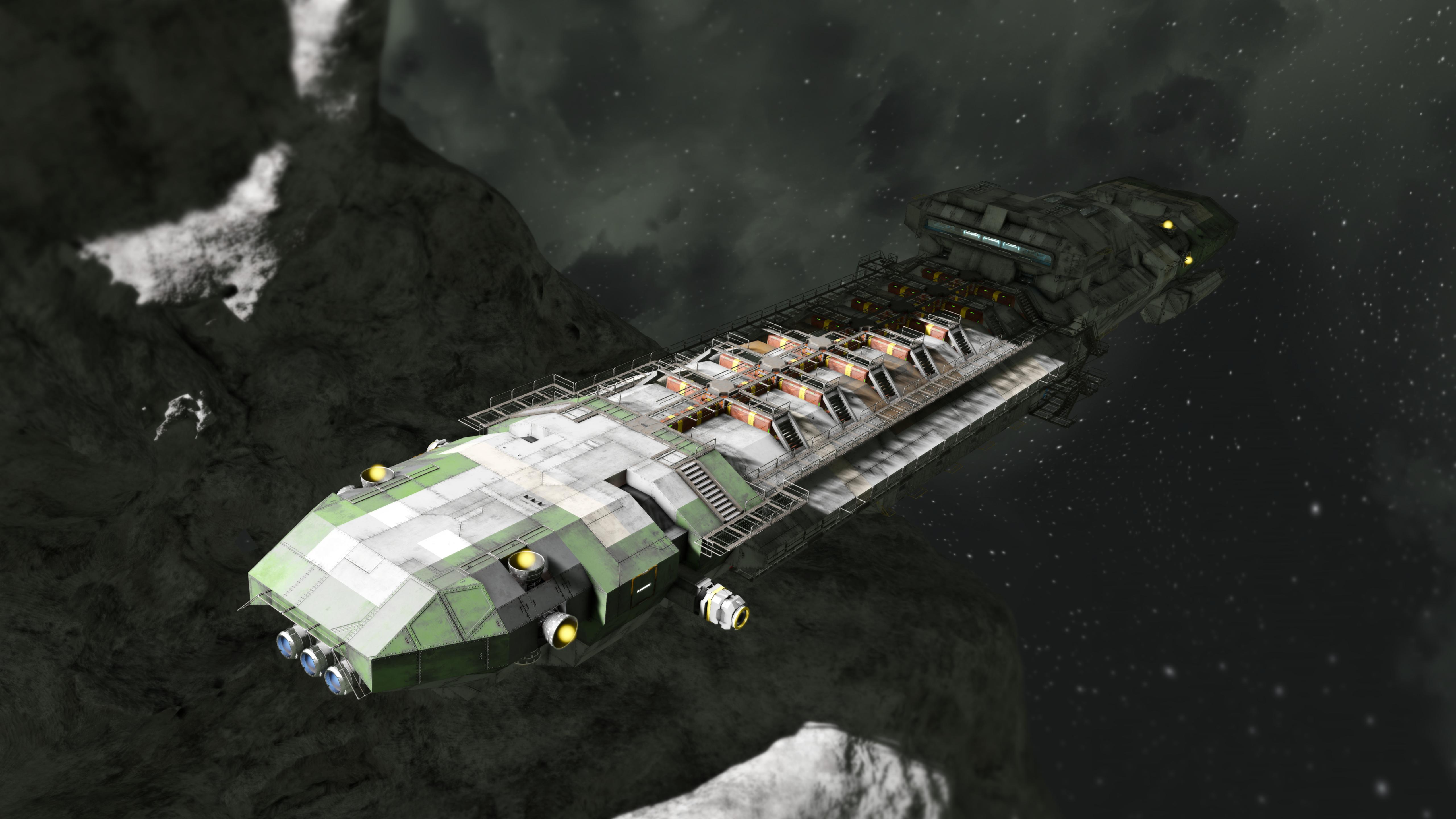 I made a large and detailed hydrogen tanker. | Scrolller