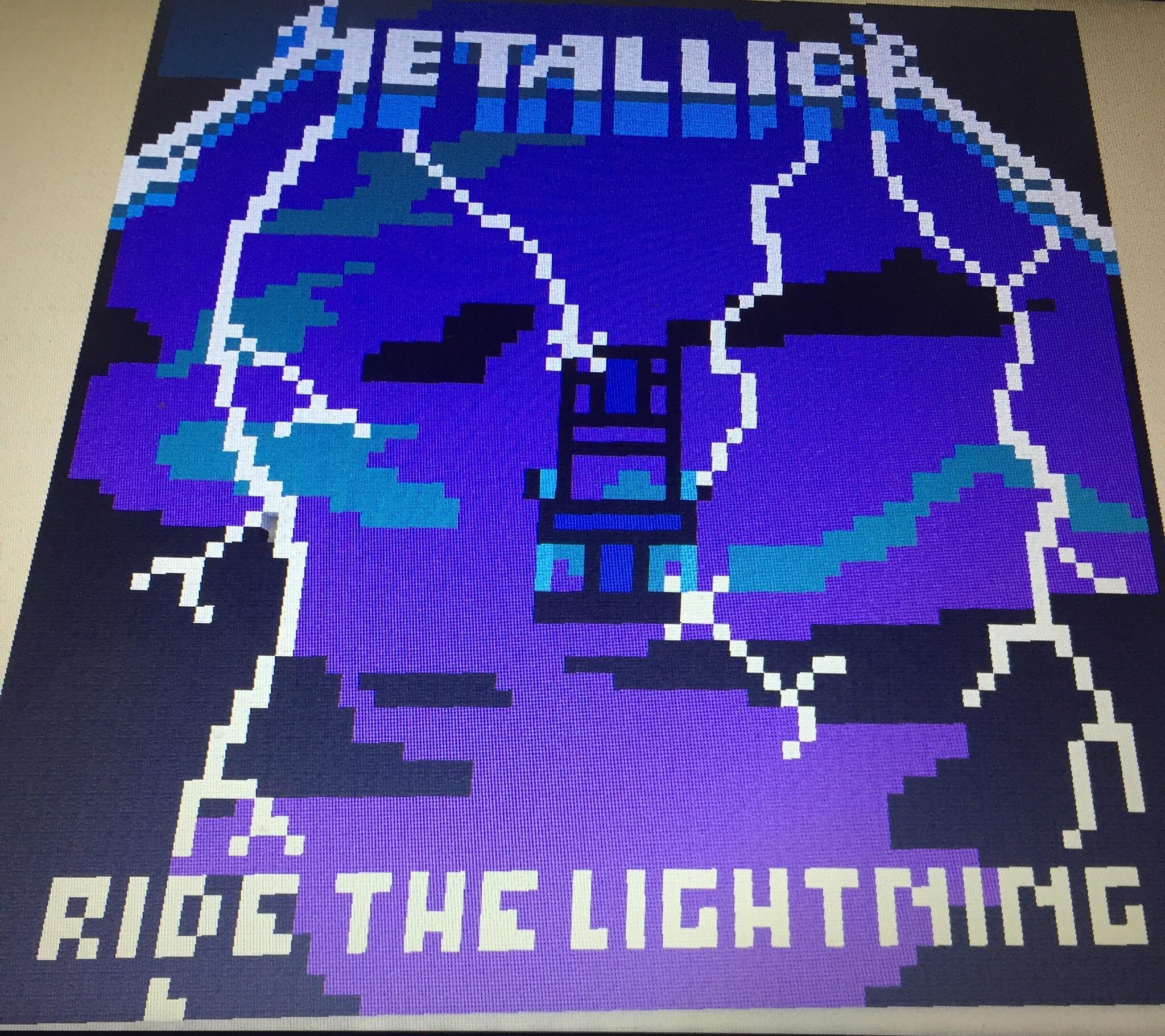 I made a Minecraft tribute to Ride the Lightning. | Scrolller