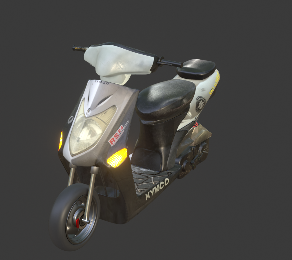 I made a model of my moped | Scrolller
