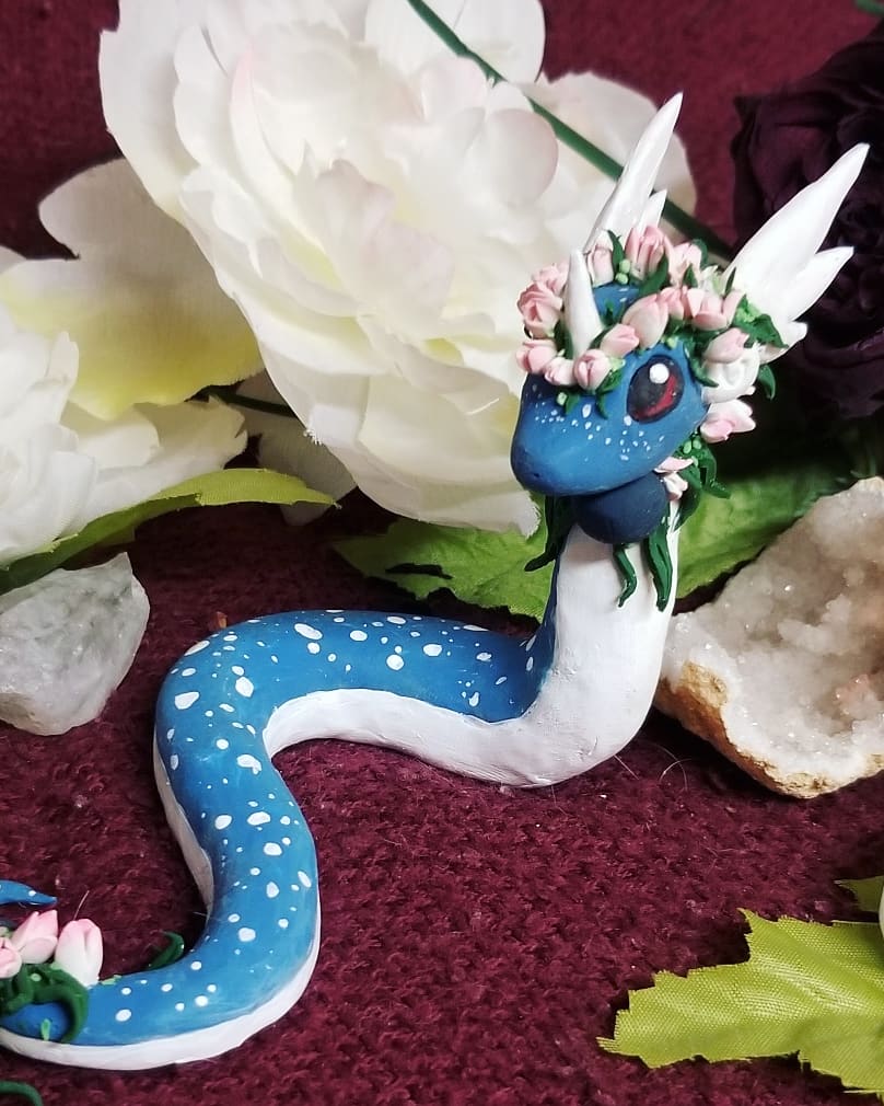 I made a spring themed Dragonair out of clay | Scrolller