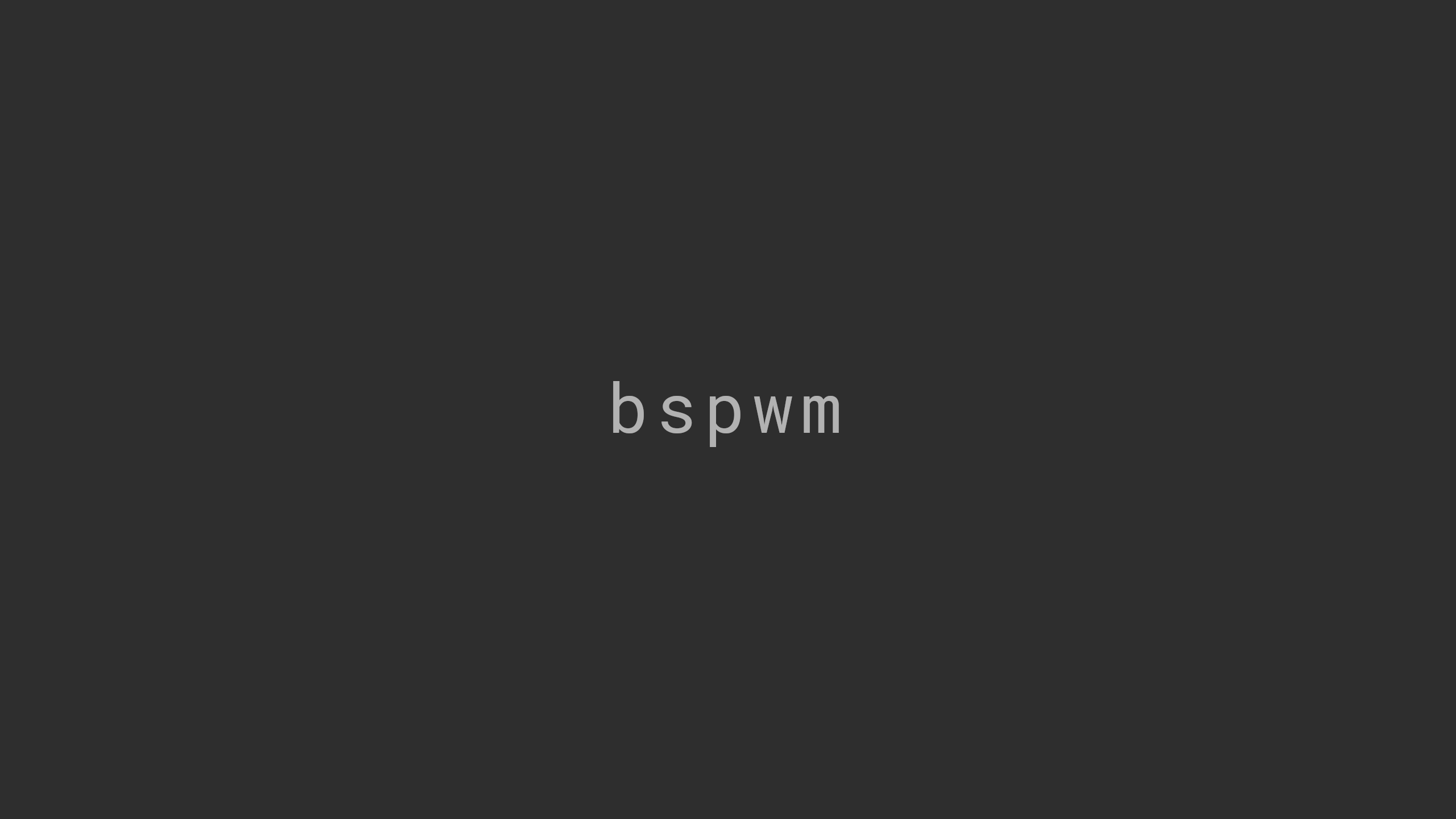 I made a 'suckless' bspwm wallpaper | Scrolller