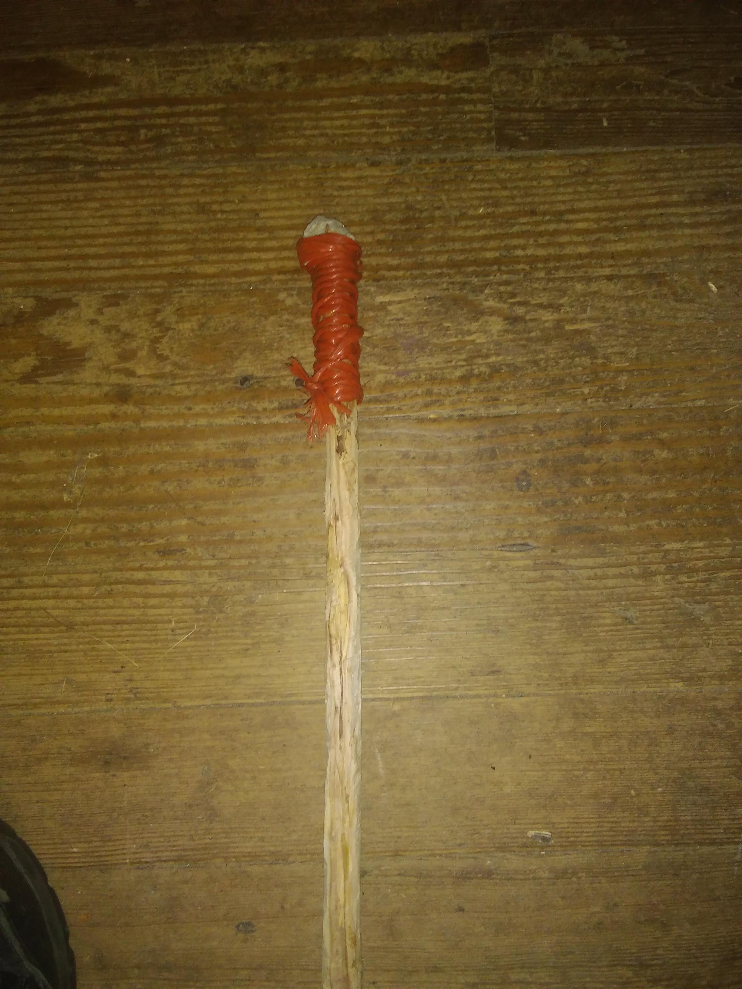 I made a tribal spear. | Scrolller