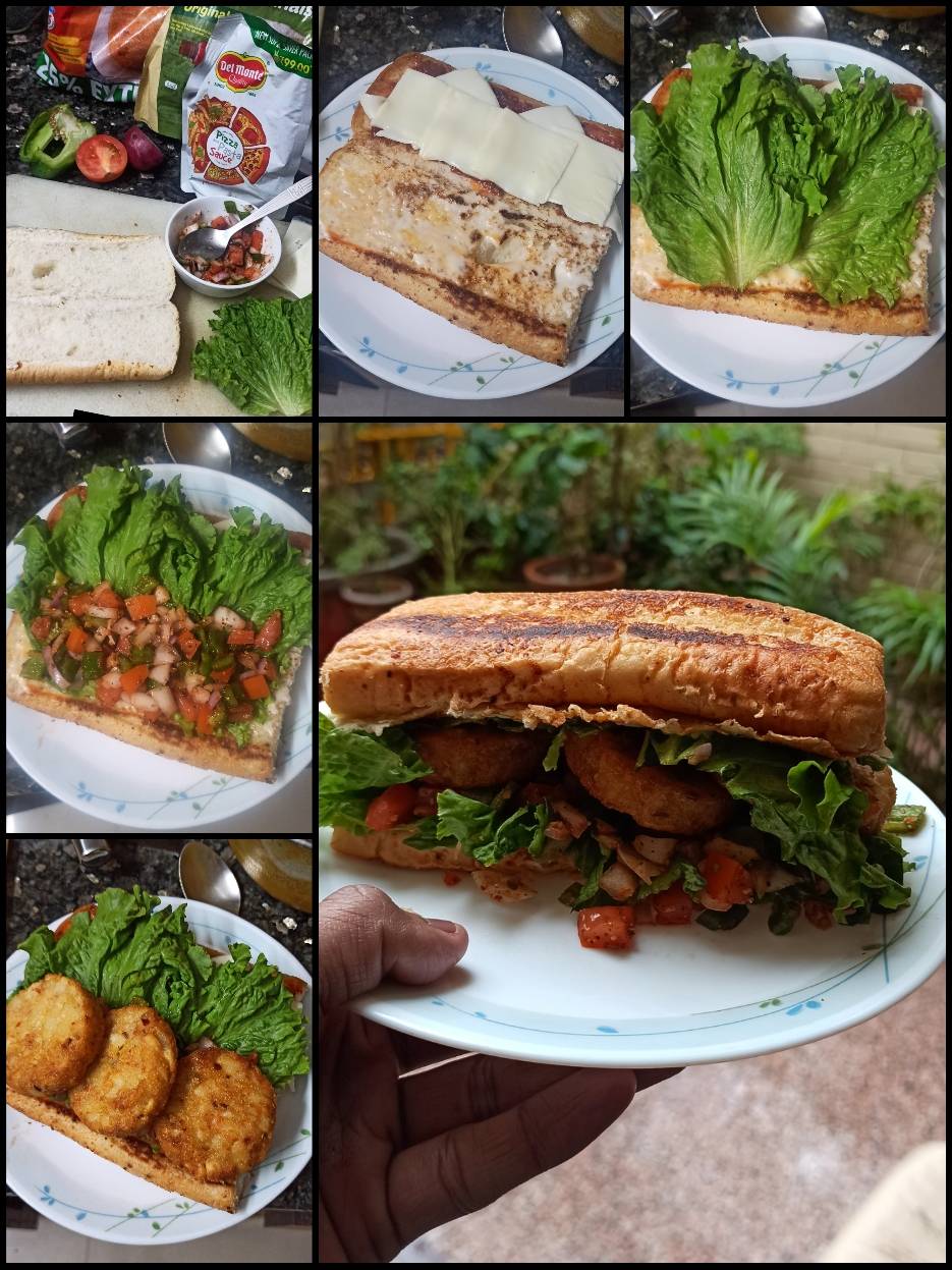 i made a veggie sub | Scrolller