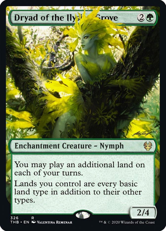 I made and Altered Dryad :) Art by Valentina Remenar. Any thoughts? | Scrolller