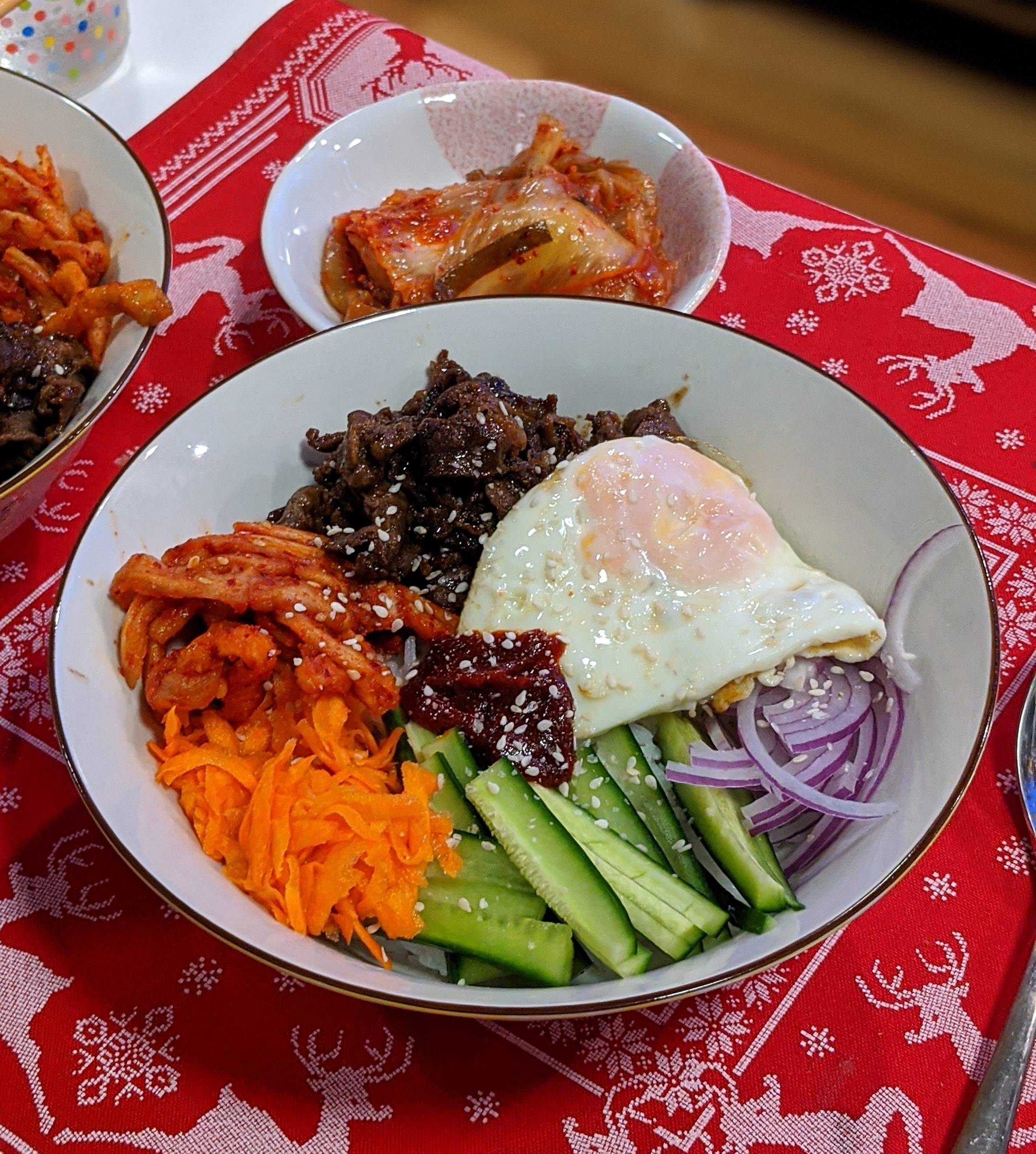 I made bibimbap for Christmas Eve dinner | Scrolller