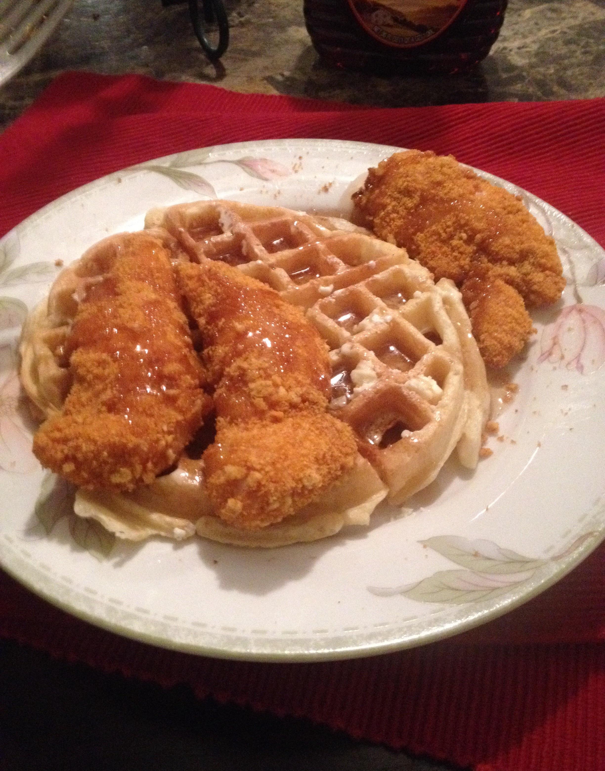 I made chicken and waffles! | Scrolller
