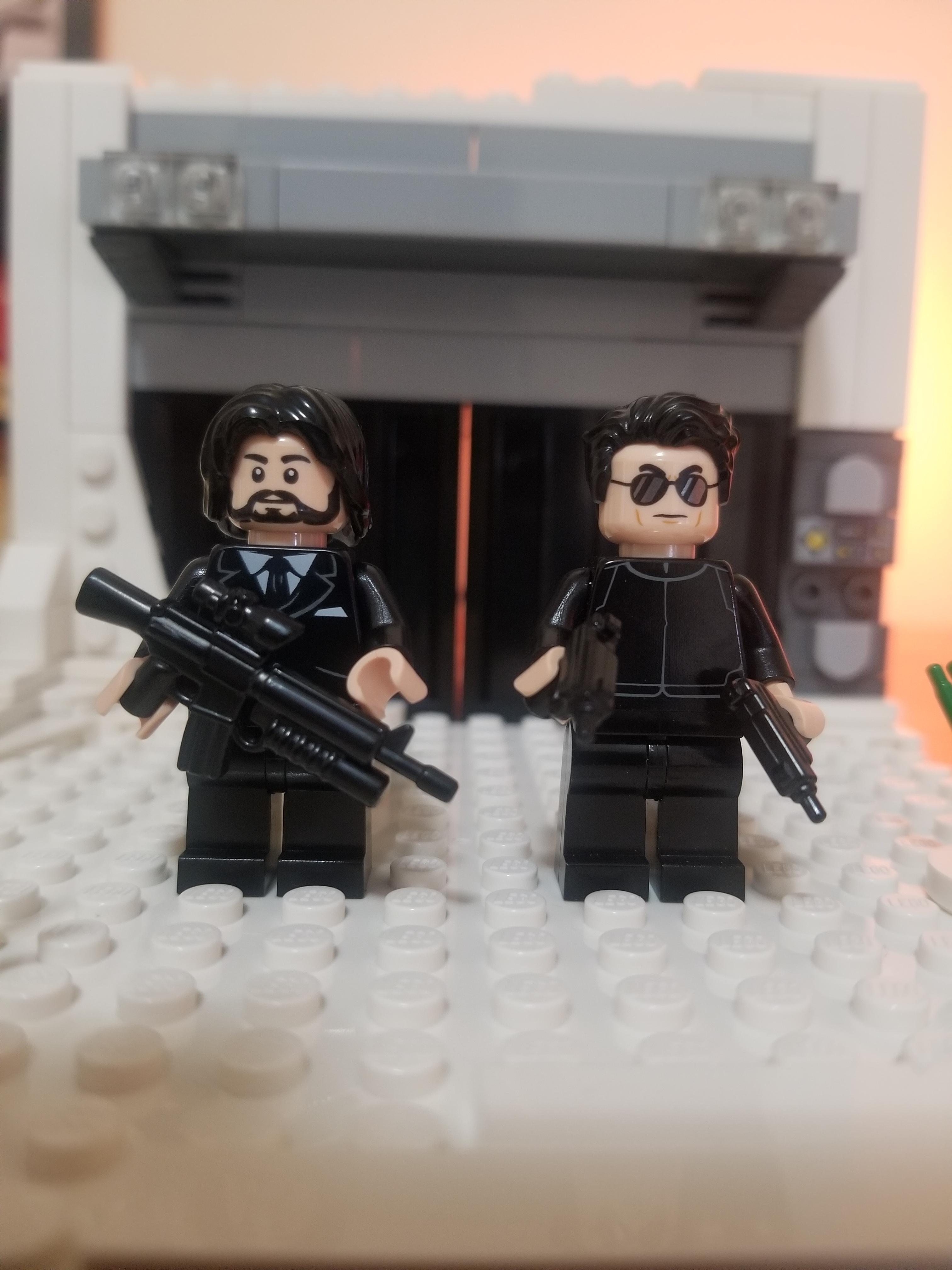 I made John Wick & Neo out of Lego | Scrolller
