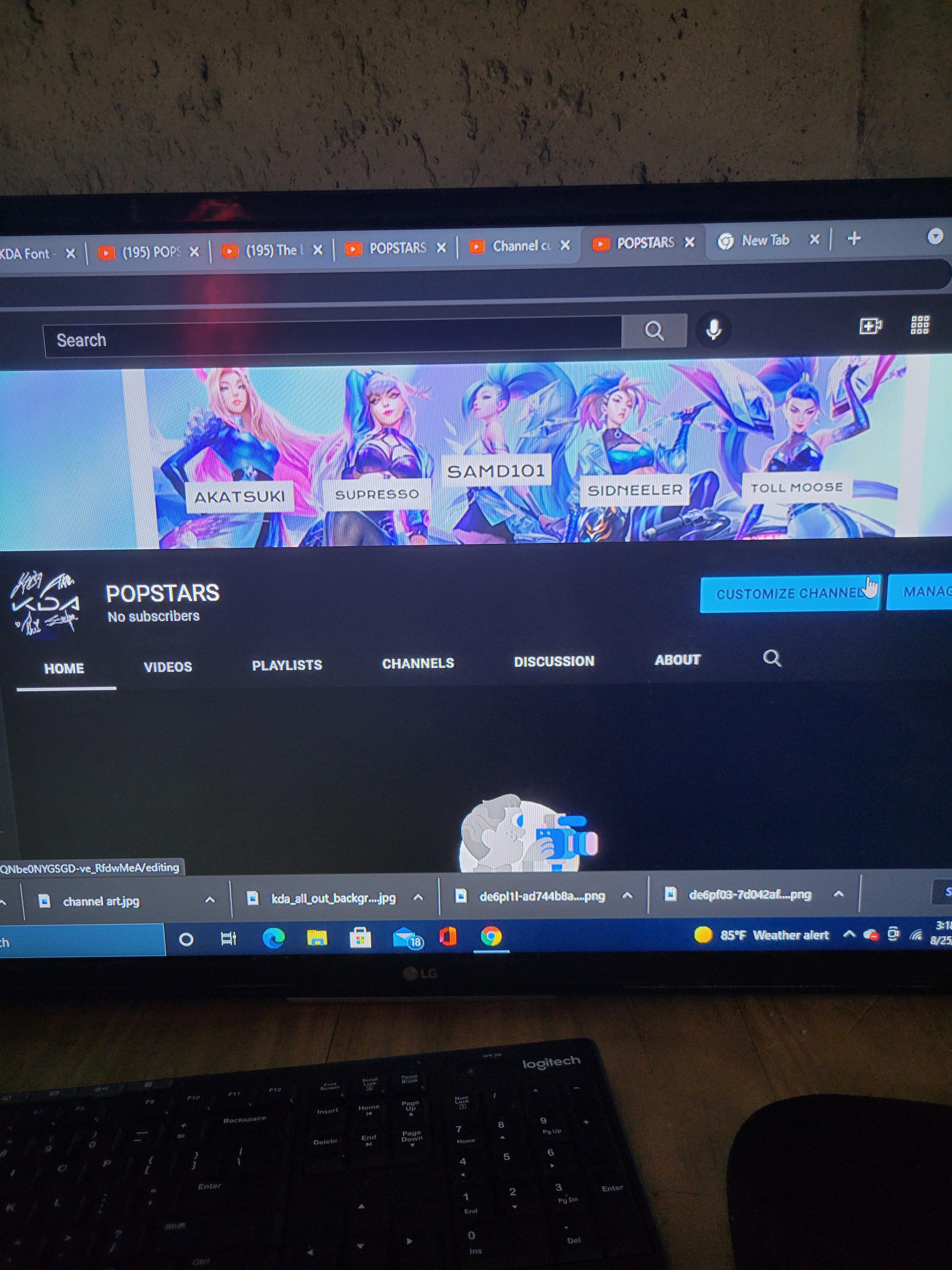 I made my YouTube group/team into a reality! We don't have any videos ...